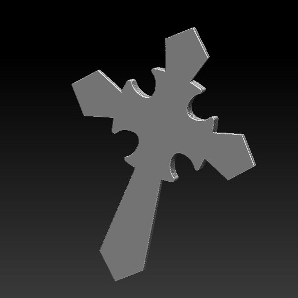 3D stl cross model - TurboSquid 1284965