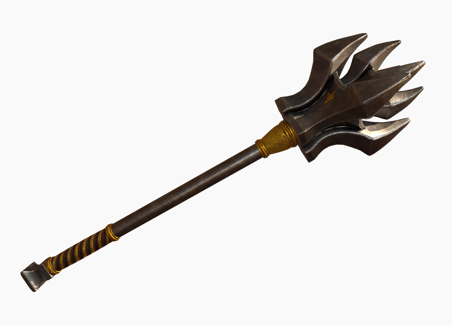 3D Mace Paladin Model - TurboSquid 1337280