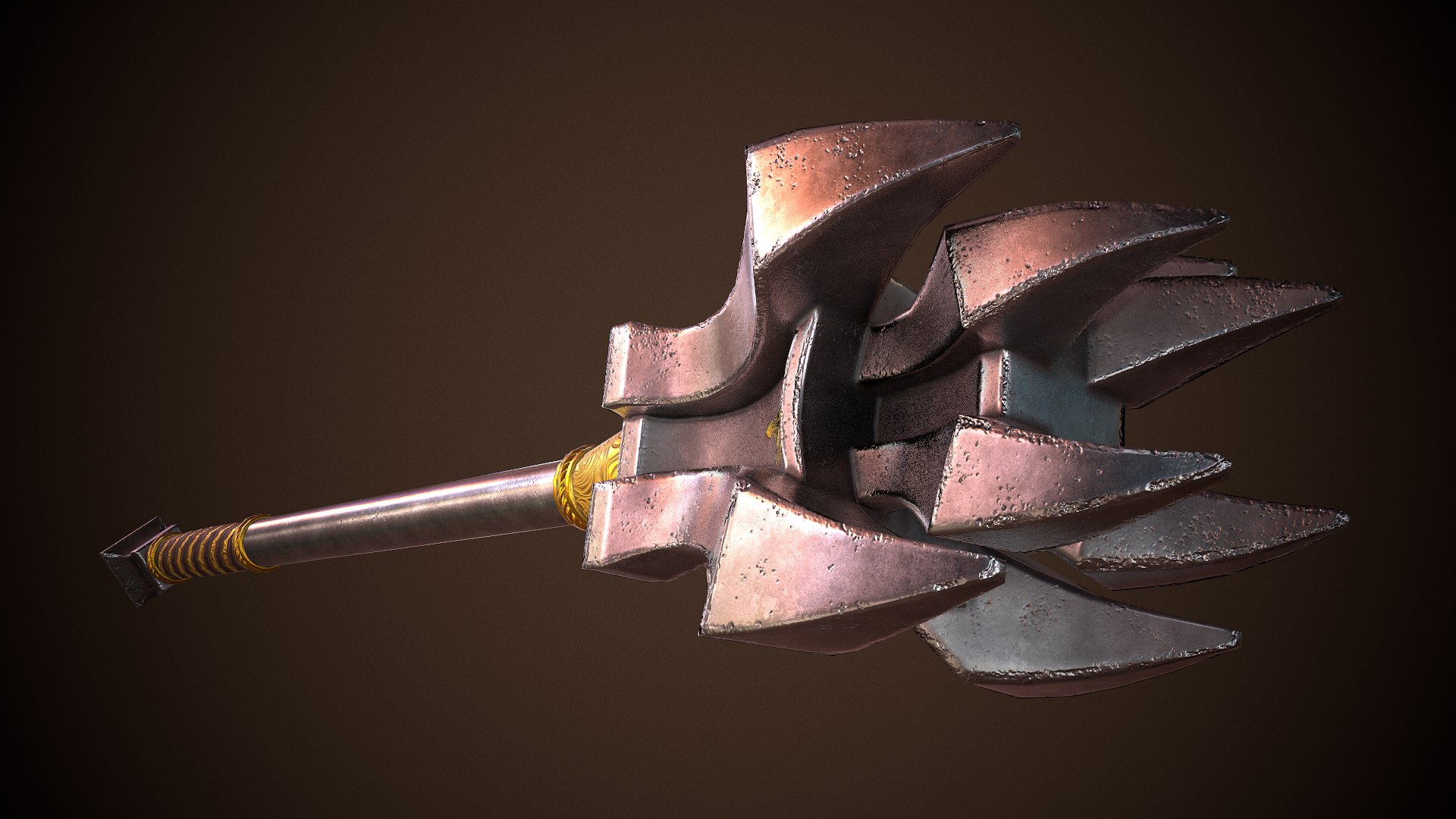 3D Mace Paladin Model - TurboSquid 1337280
