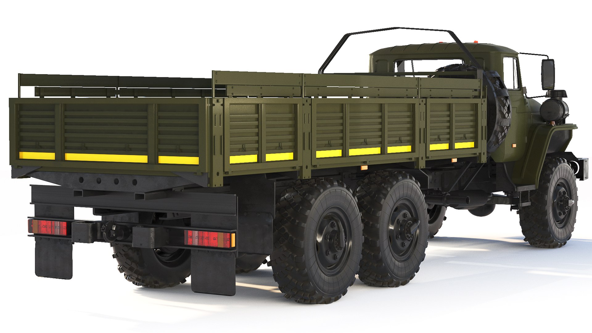 3D Ural 4320-0911 Flatbed Body 2015 - TurboSquid 2052440
