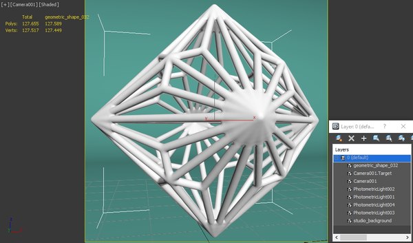 3d max geometric shape
