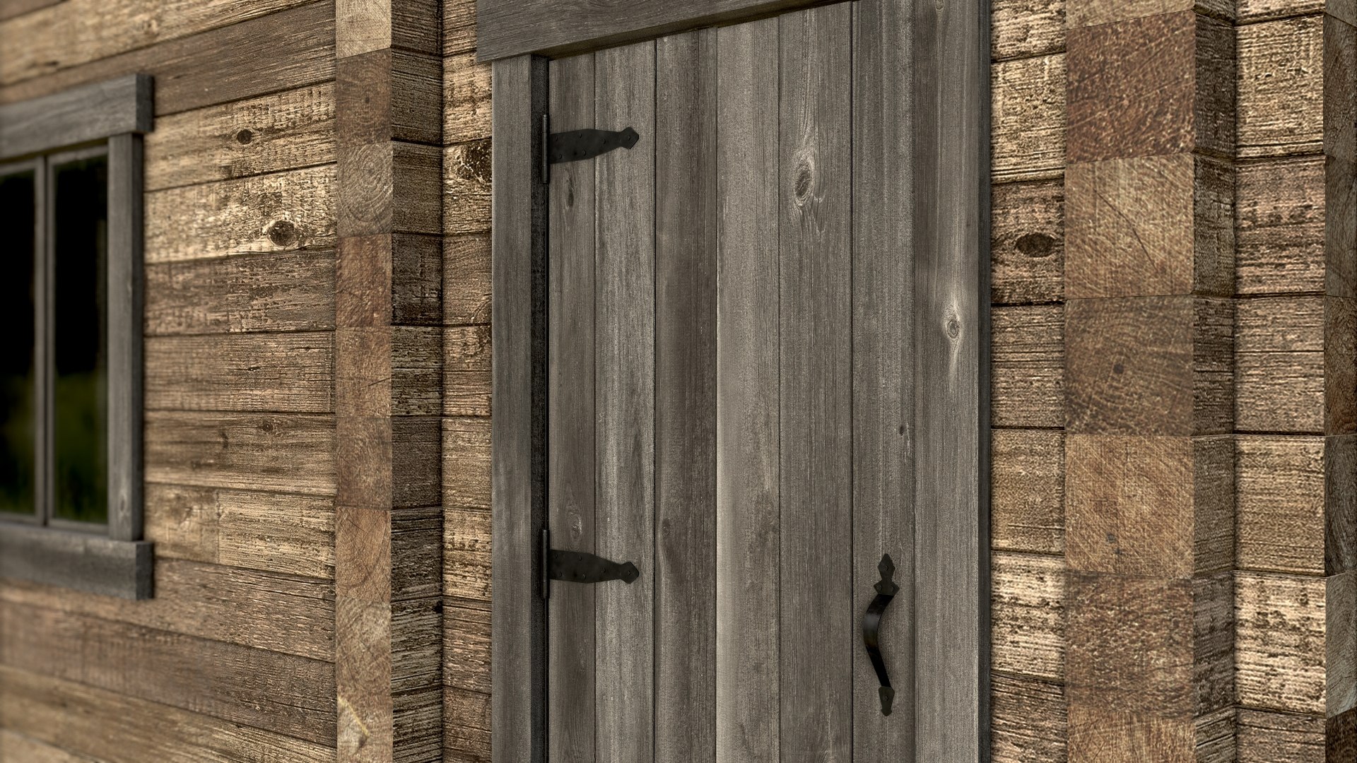 Rustic Log Cabin Wooden House 3D Model - TurboSquid 1657143