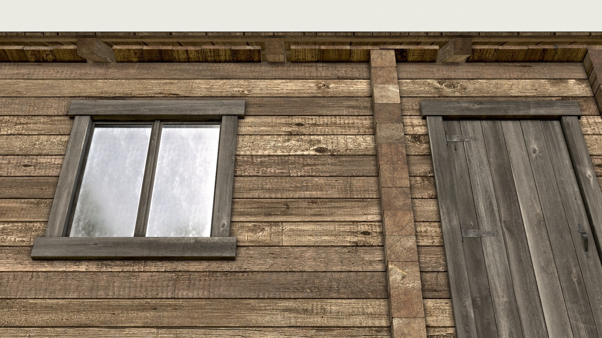 Rustic Log Cabin Wooden House 3D Model - TurboSquid 1657143