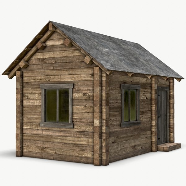 Blender Log-Cabin Models | TurboSquid