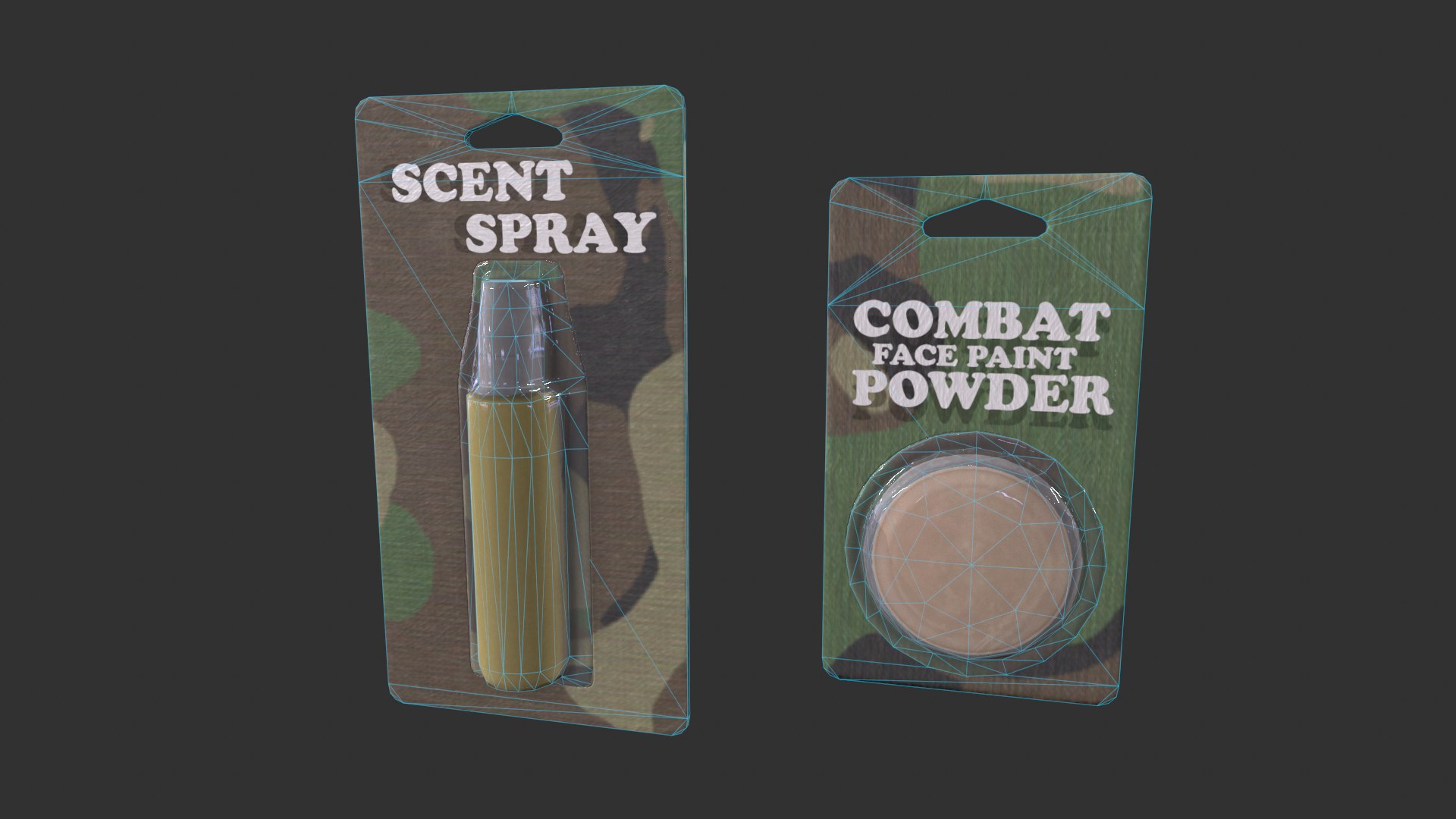 Camouflage Face Paint Kit 3D Model - TurboSquid 2083239