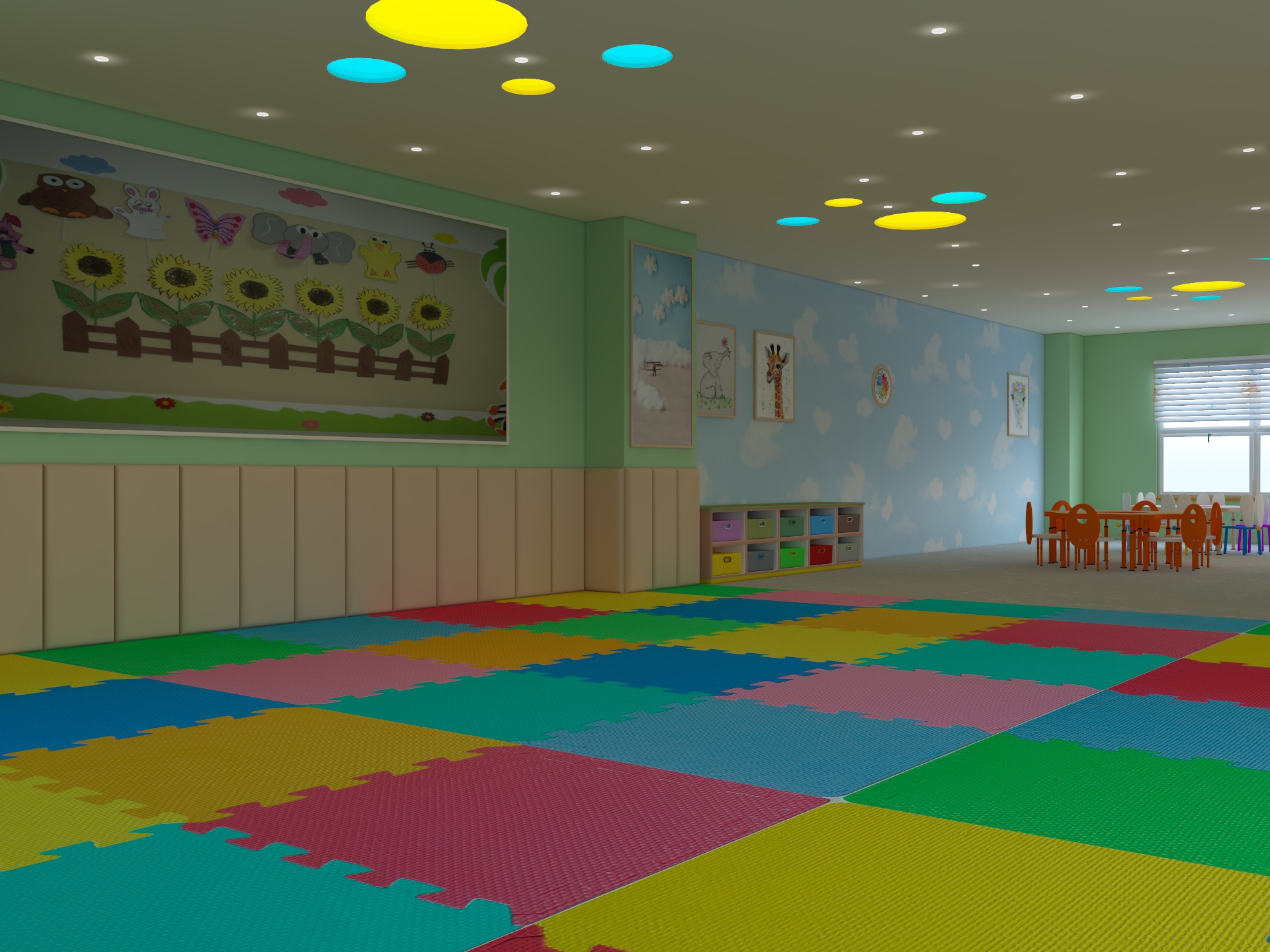 modelo 3d Aula de guardería de dibujos animados - TurboSquid 2116160