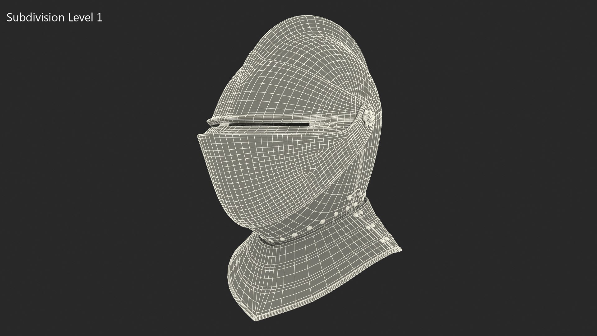 Medieval Armet Helmet 3D Model - TurboSquid 1521249