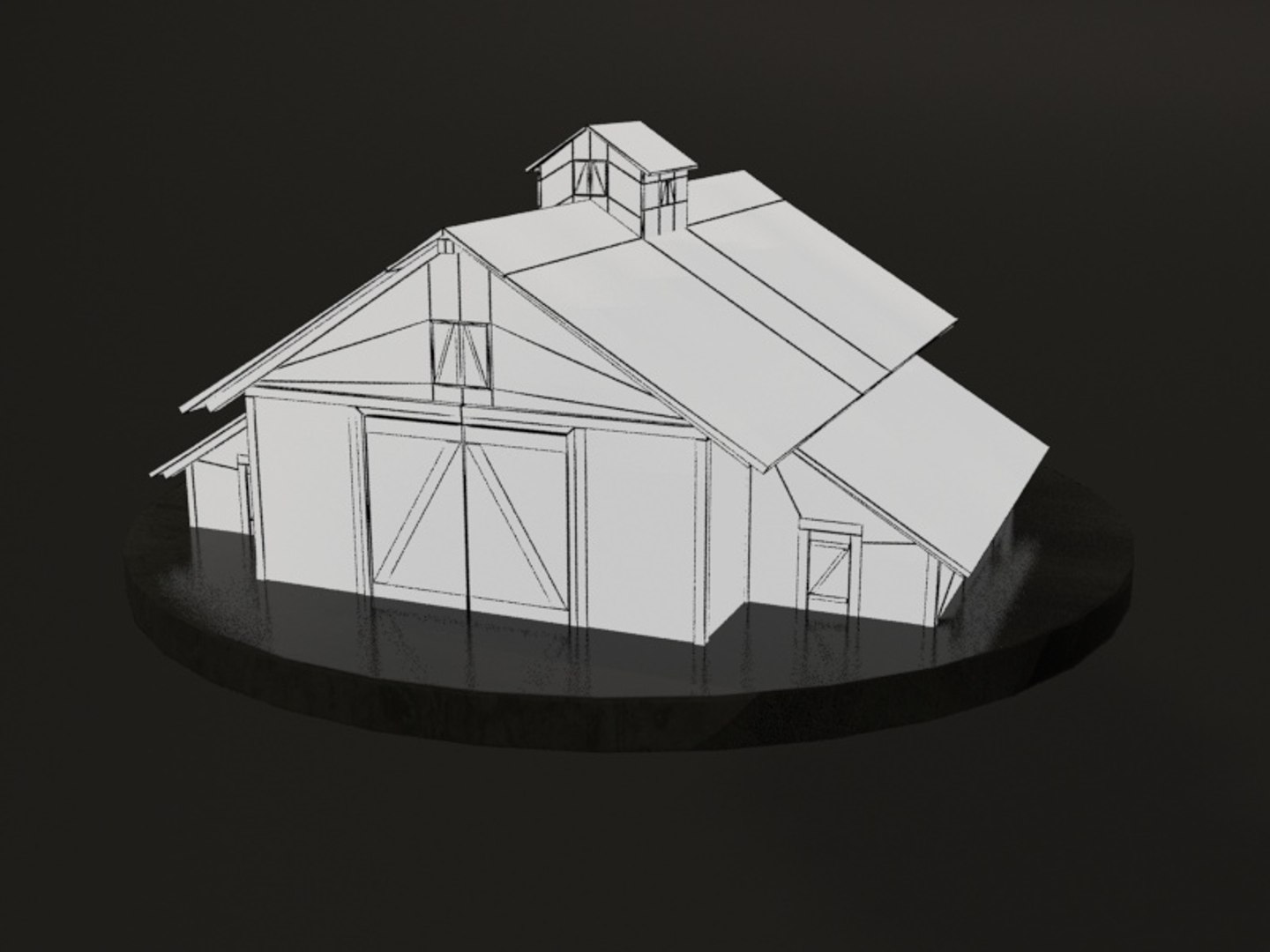 3d Barn Model