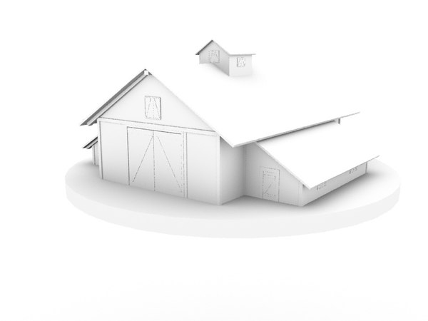 3d barn model
