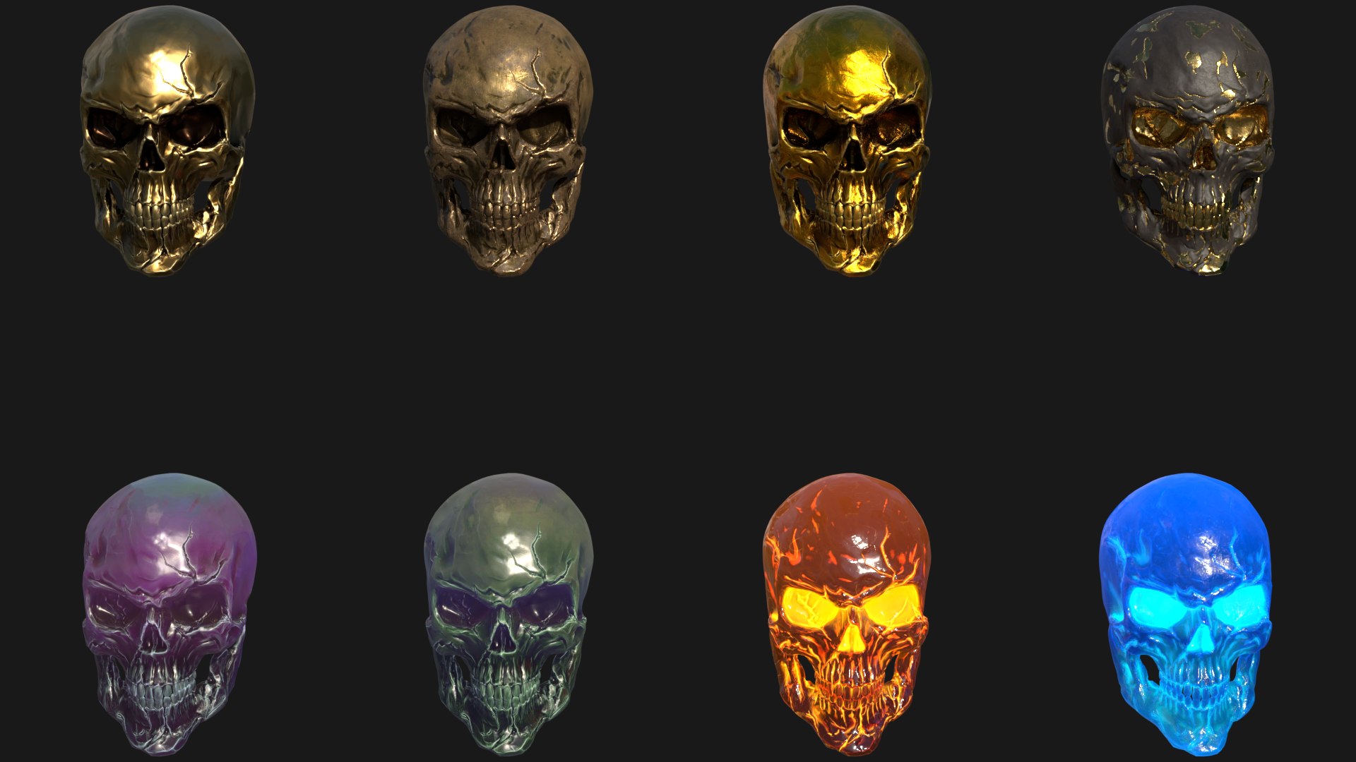 Skull Fantasy Bundle 3D Model - TurboSquid 1716997