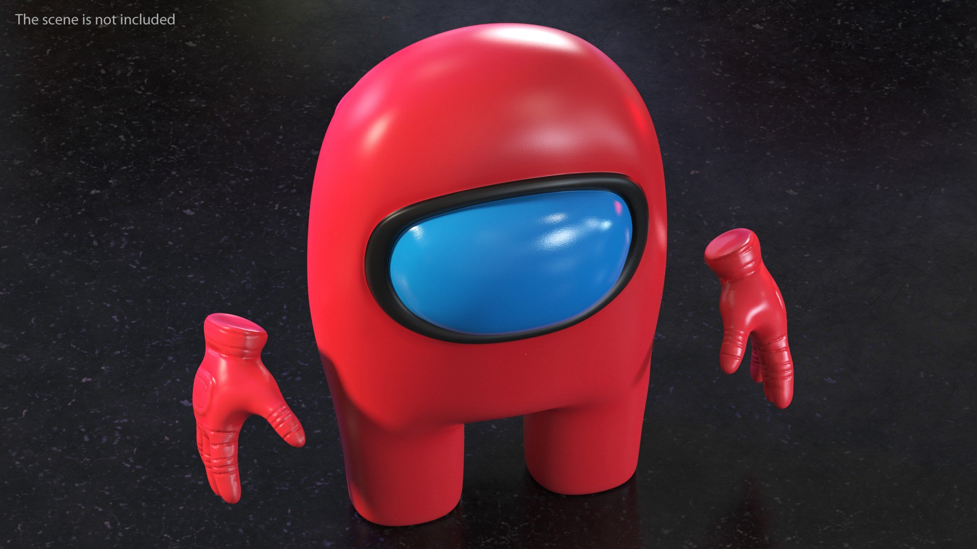 Among Us Character Red 3D Model - TurboSquid 2003776