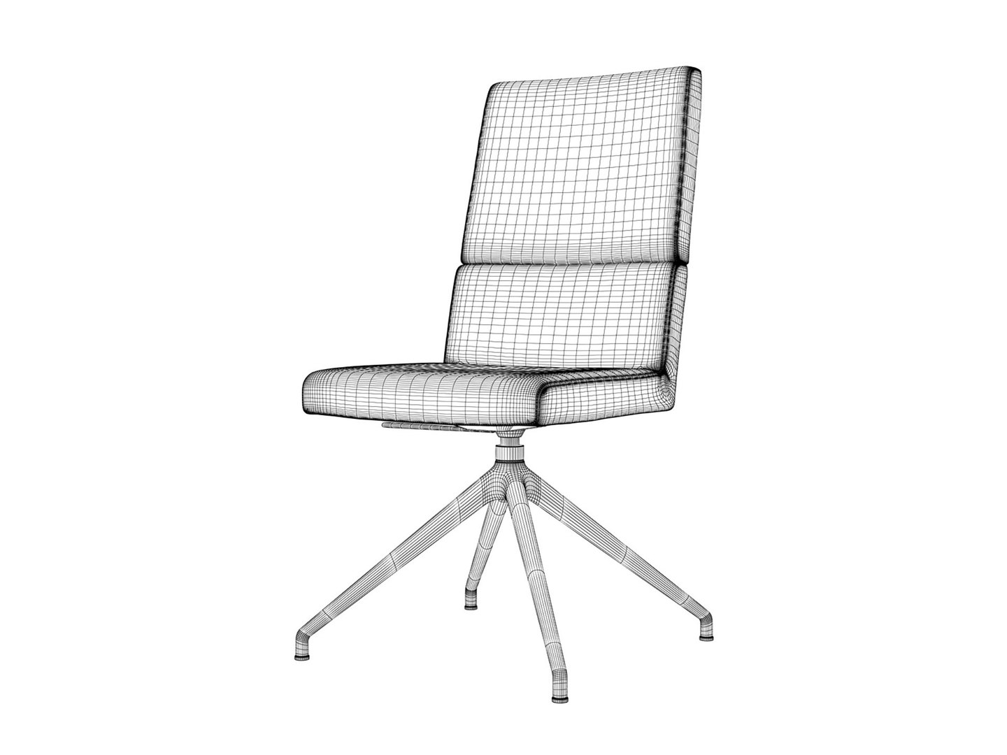 3D DS-414 4-Star Base Chair - TurboSquid 2192460