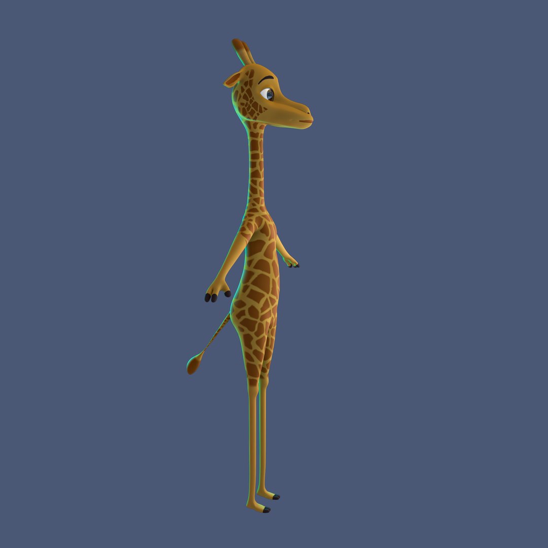 3D Stylized Giraffe Rigged - TurboSquid 2012005