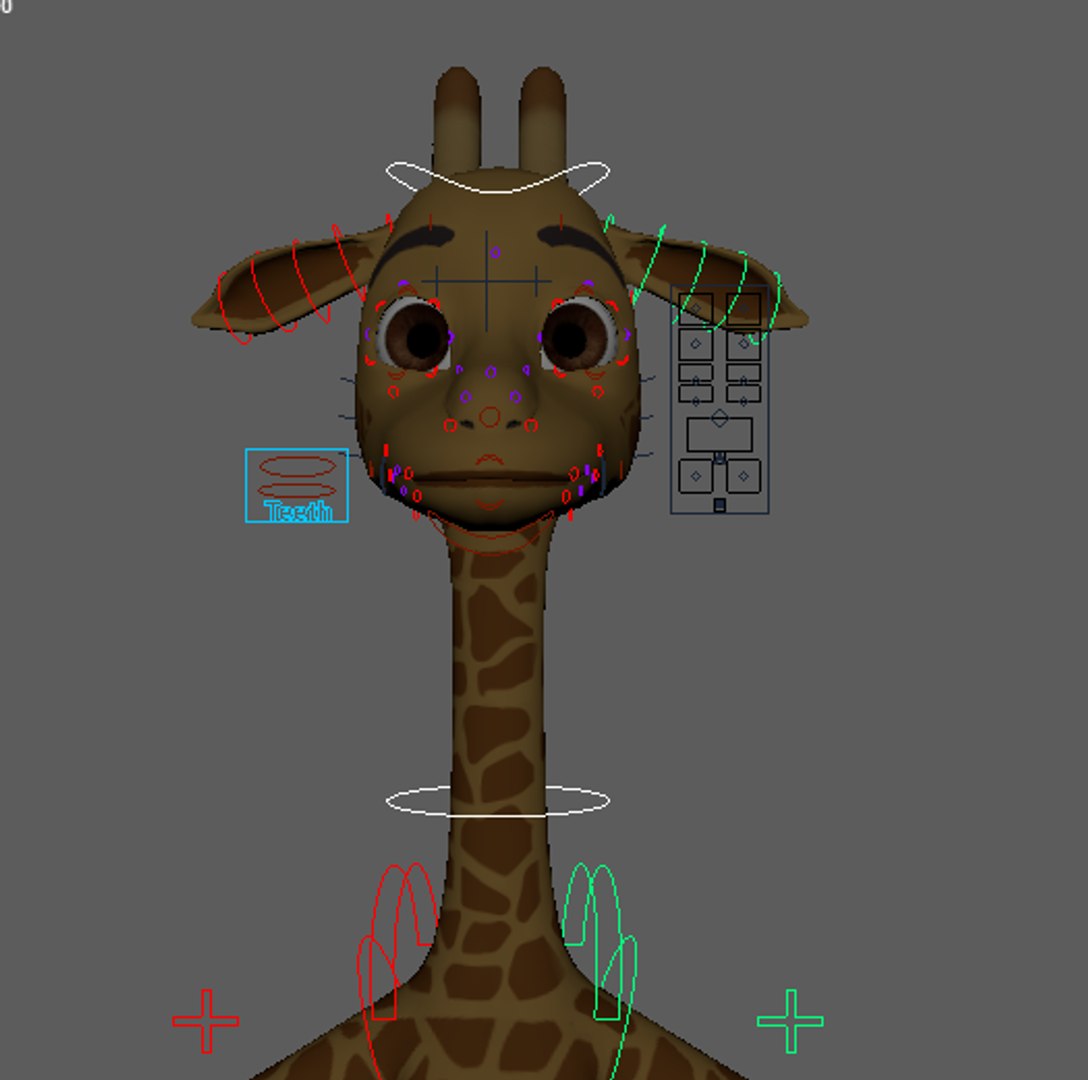 3D Stylized Giraffe Rigged - TurboSquid 2012005