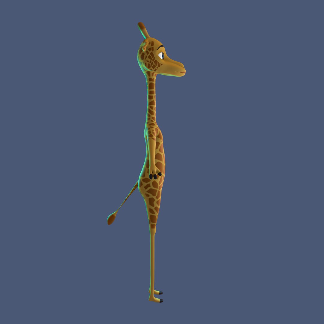 3D Stylized Giraffe Rigged - TurboSquid 2012005
