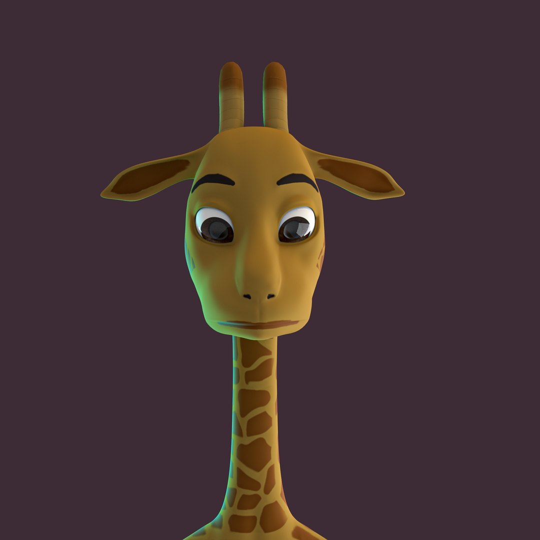 3D Stylized Giraffe Rigged - TurboSquid 2012005