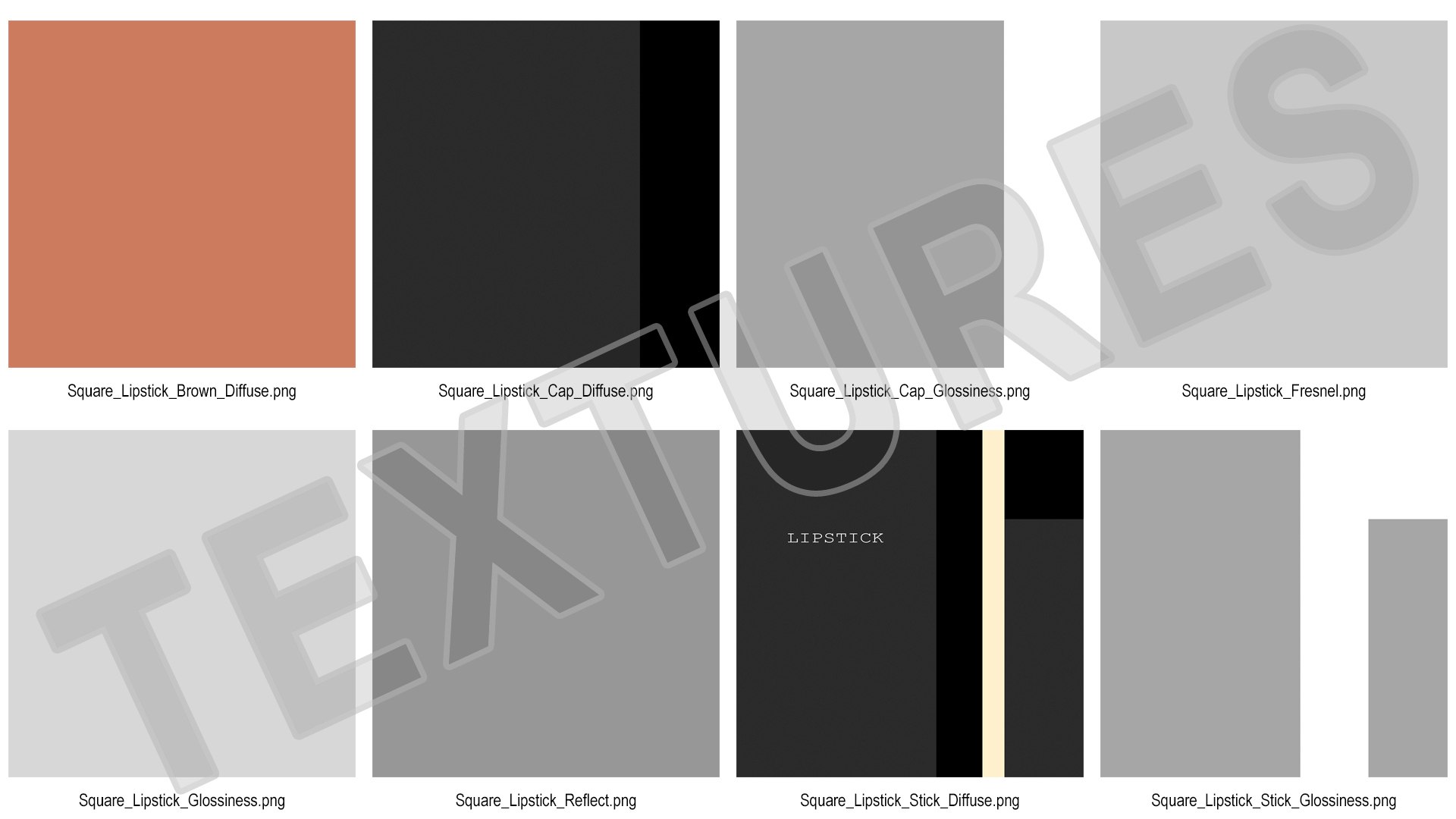 3D Brown Color Square Lipstick - TurboSquid 2147261