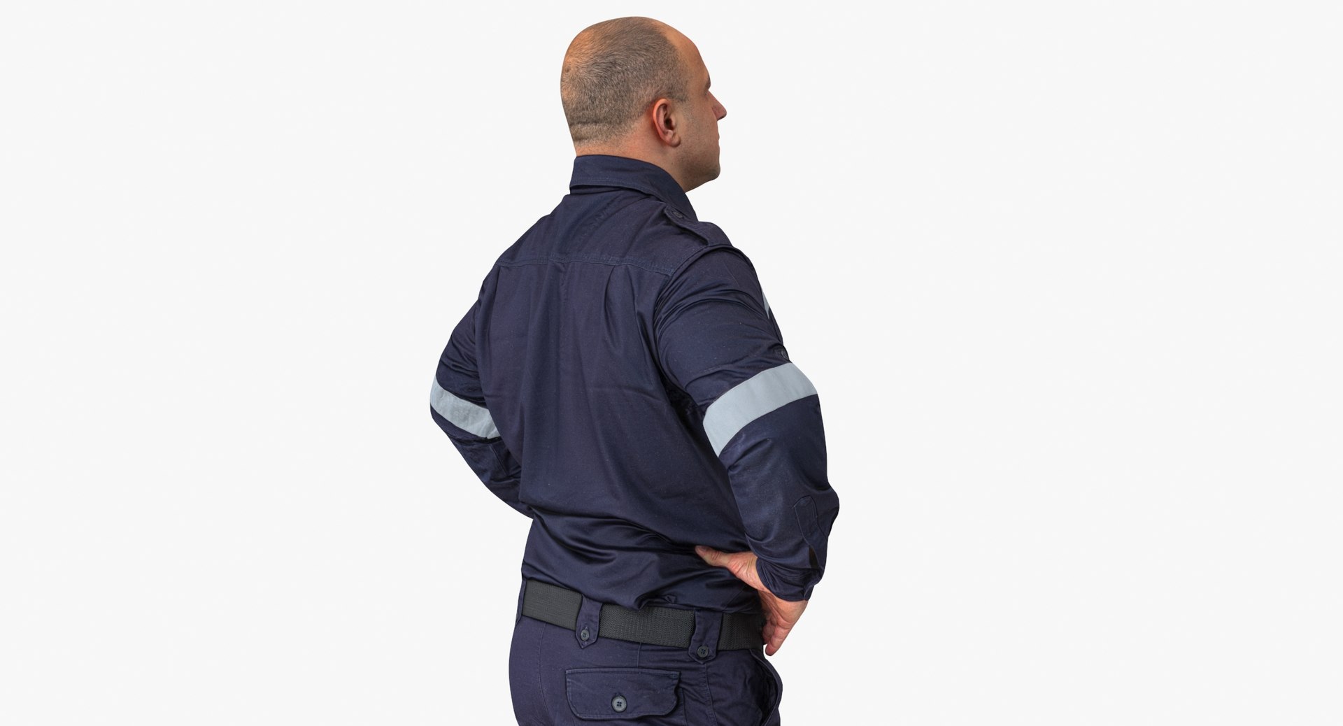 Arnold Uniform Policeman Idle Pose 03 3D model - TurboSquid 1836924