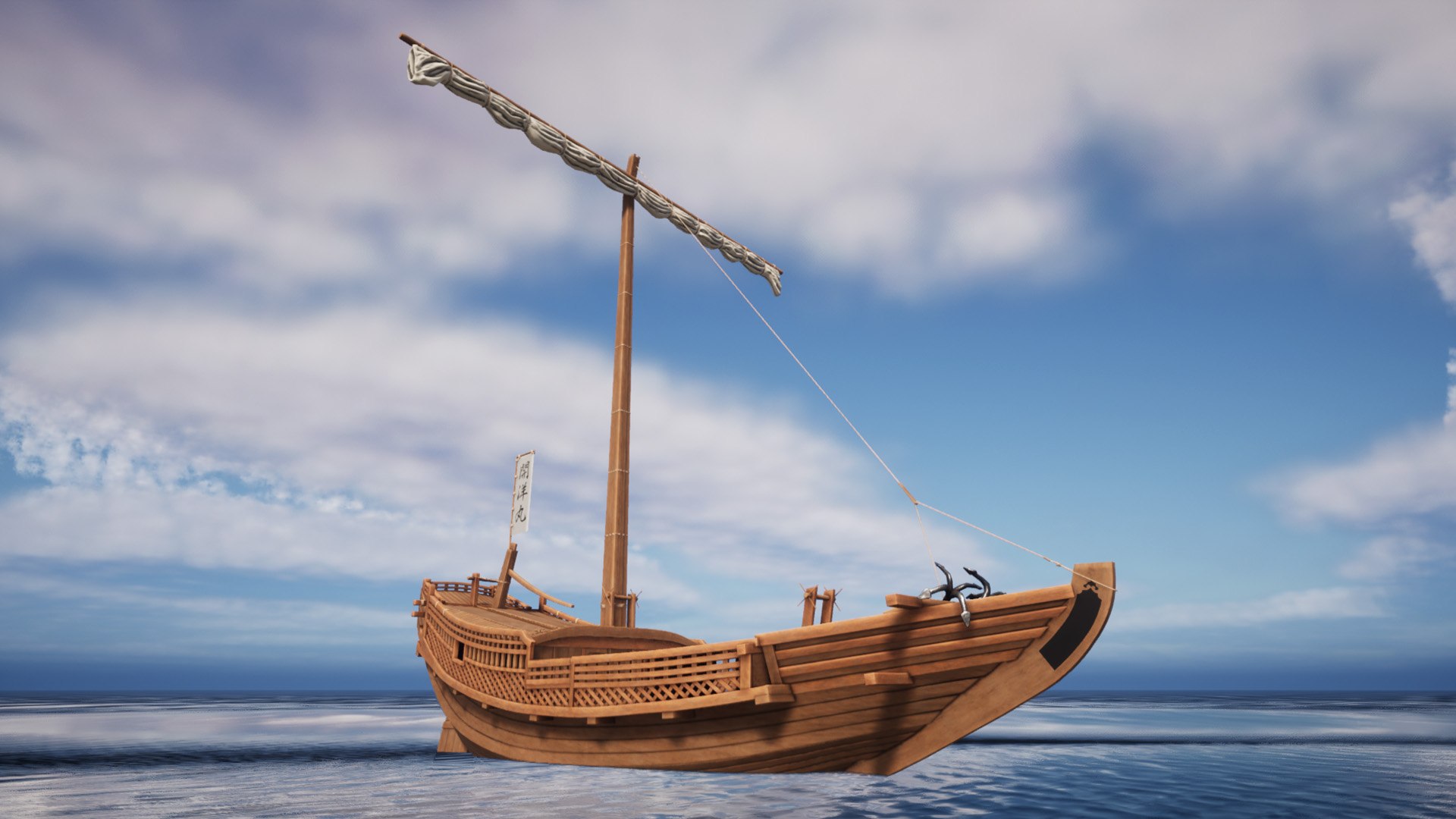 3D Higaki Kaisen Japanese Ship Model - TurboSquid 2228610