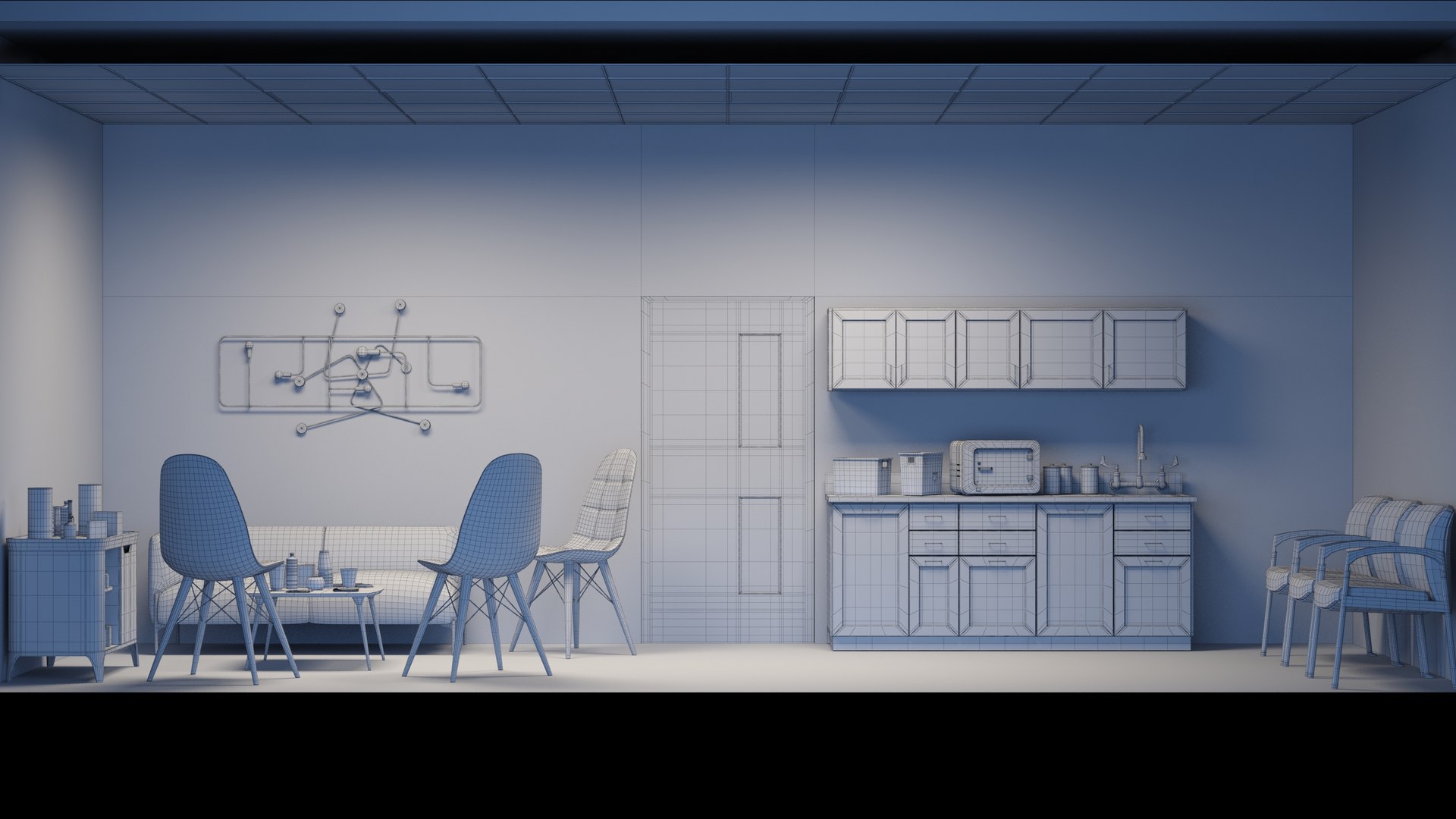 Laboratory Corridor Model - TurboSquid 1779783