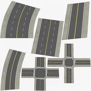 Road Intersection Texture