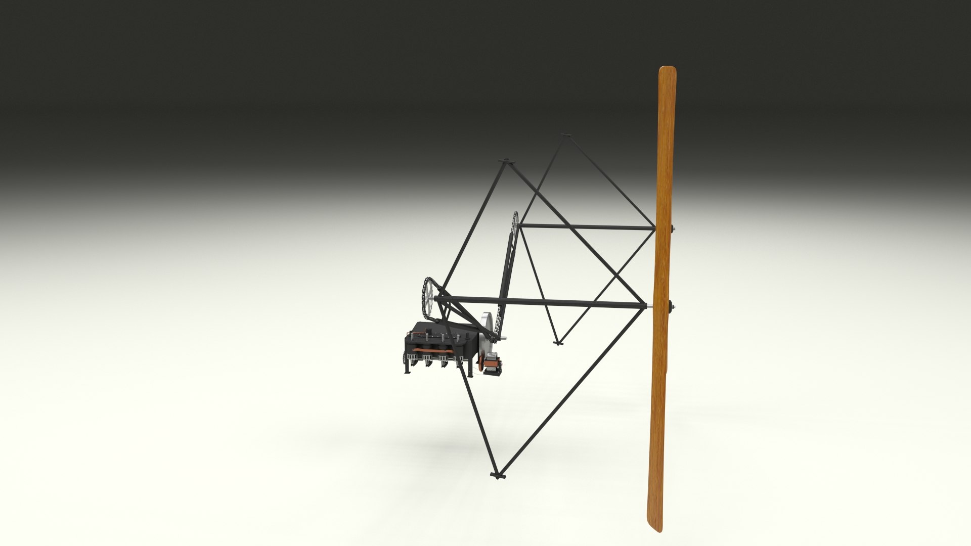 Wright Flyer Propulsion 3d Model