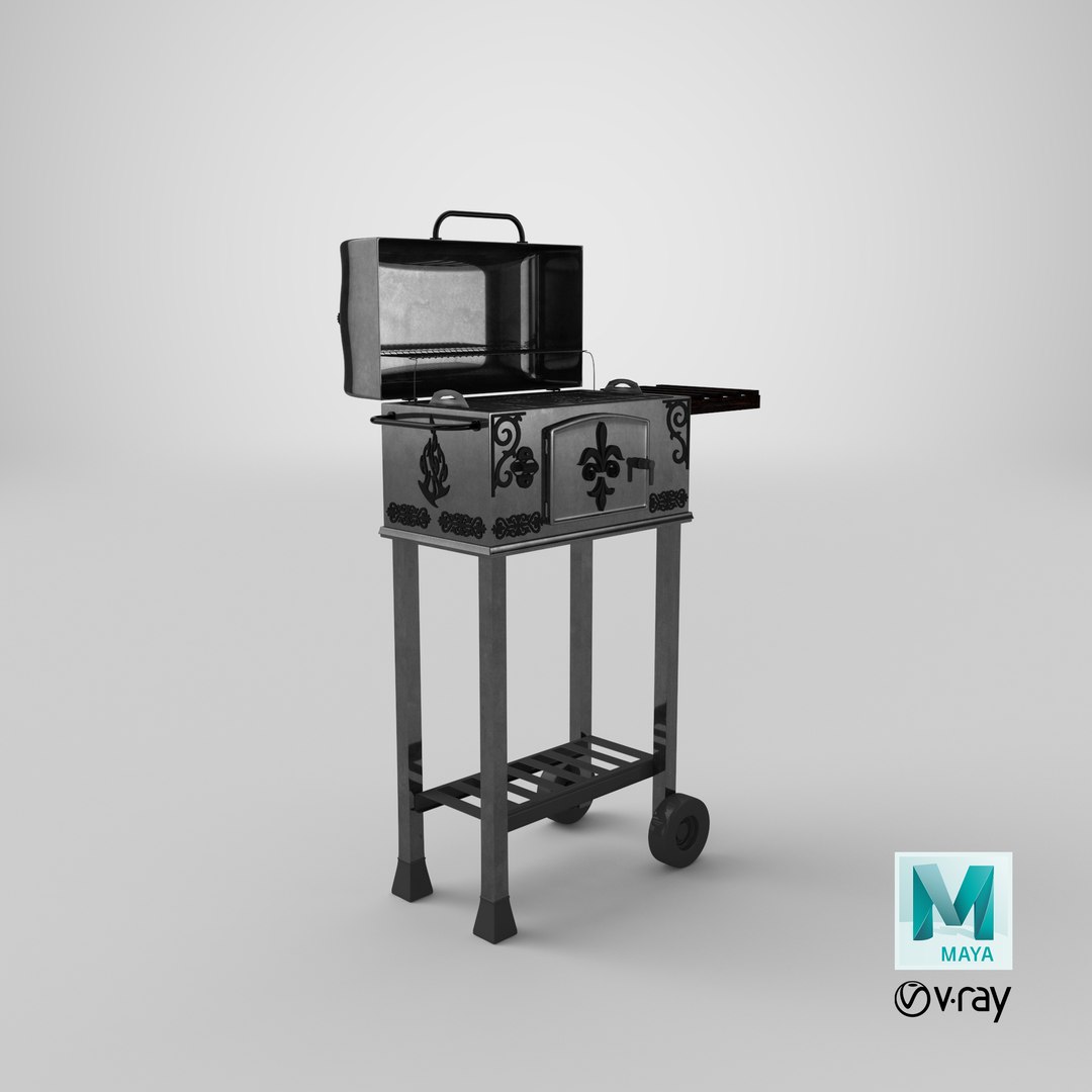 Realistic Grill 3D Model - TurboSquid 1543420