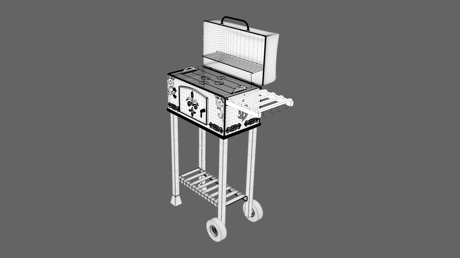 Realistic Grill 3D Model - TurboSquid 1543420