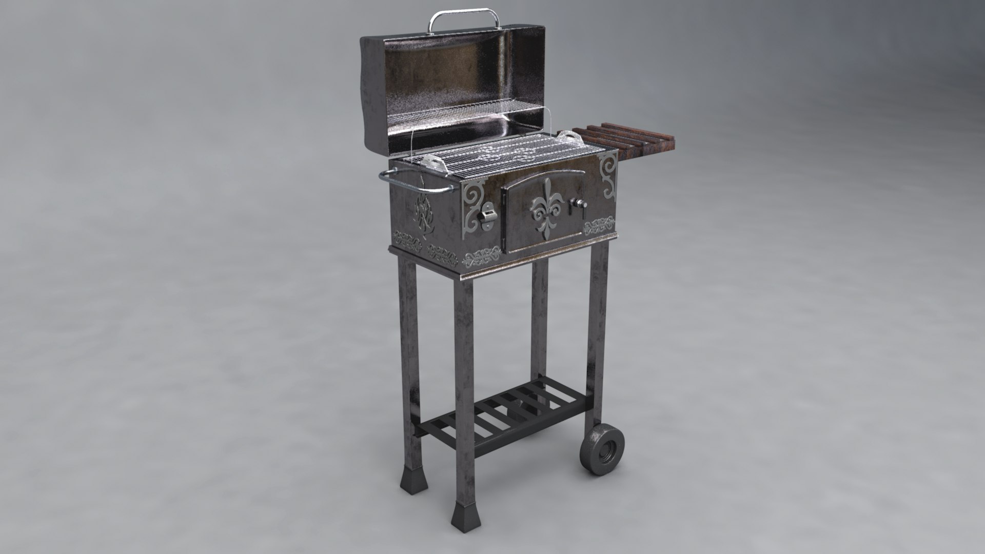 Realistic Grill 3D Model - TurboSquid 1543420
