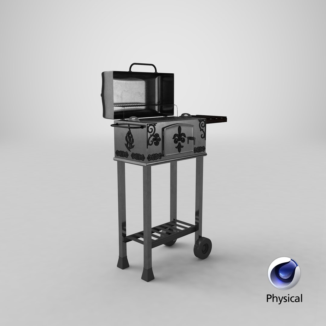 Realistic Grill 3D Model - TurboSquid 1543420