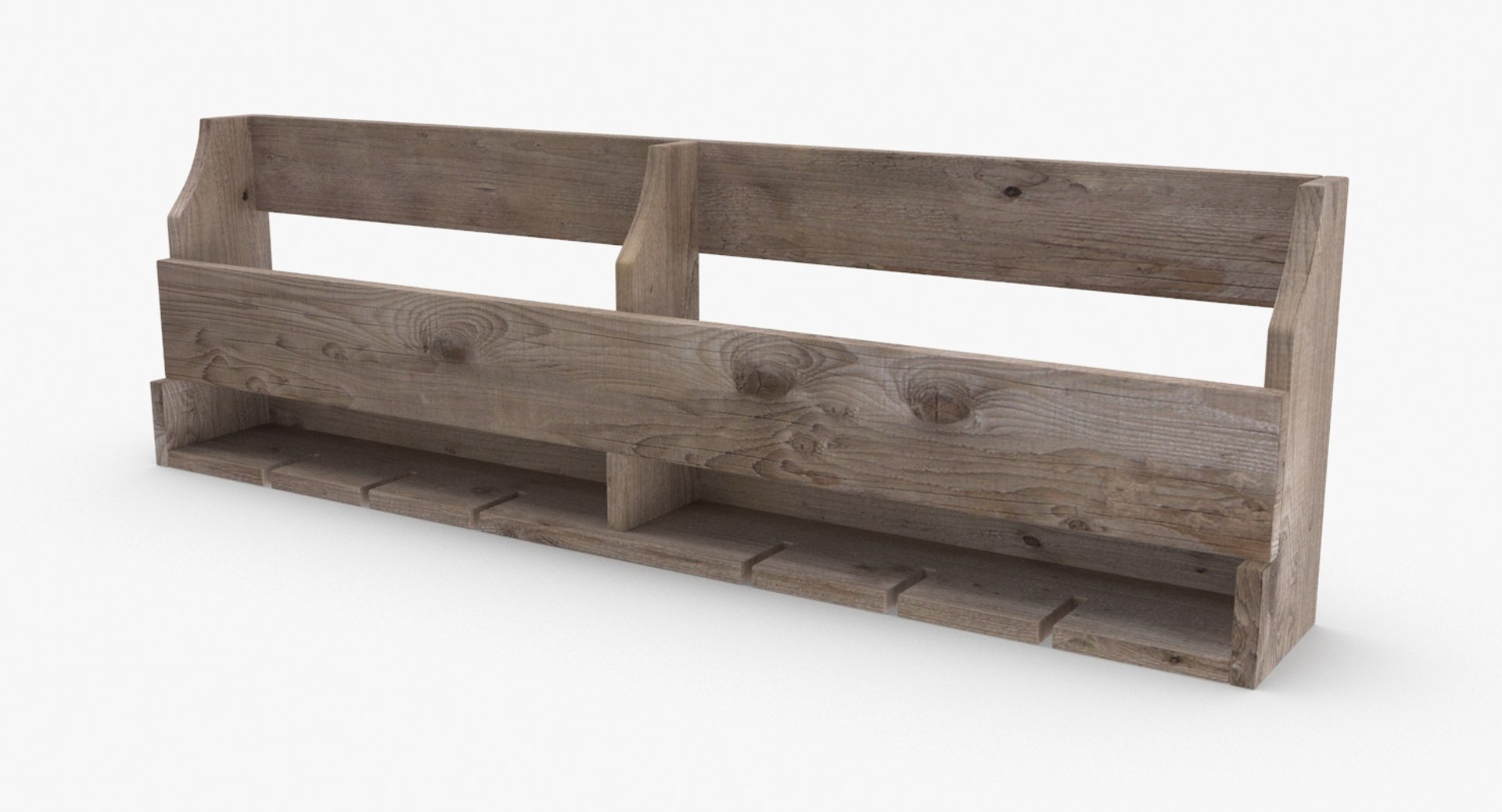 Wall wine rack 02 3D model - TurboSquid 1312732