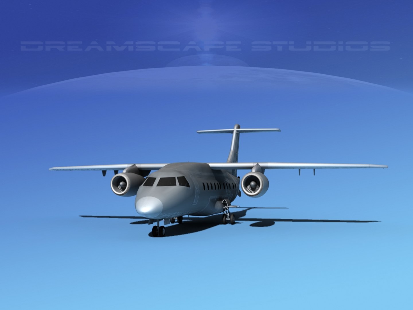 3d Obj Airlines 328jet Jet Aircraft