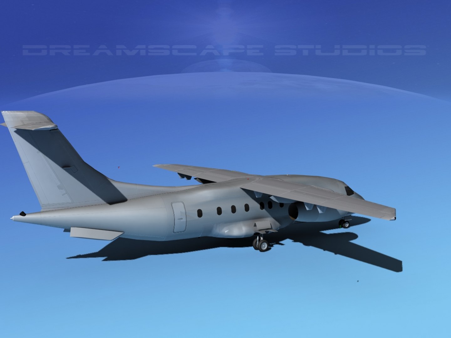 3d Obj Airlines 328jet Jet Aircraft