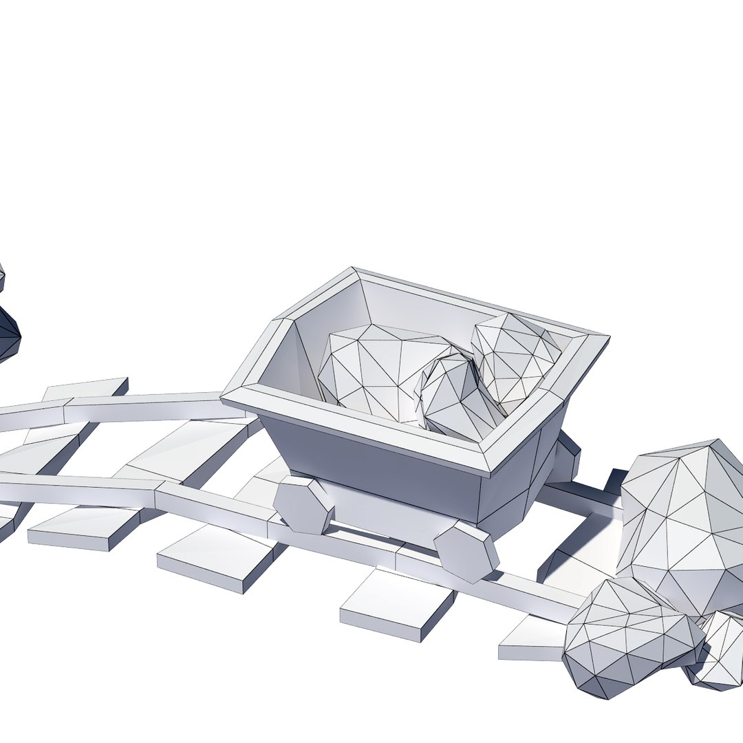 Cart Cartoon 3d Model