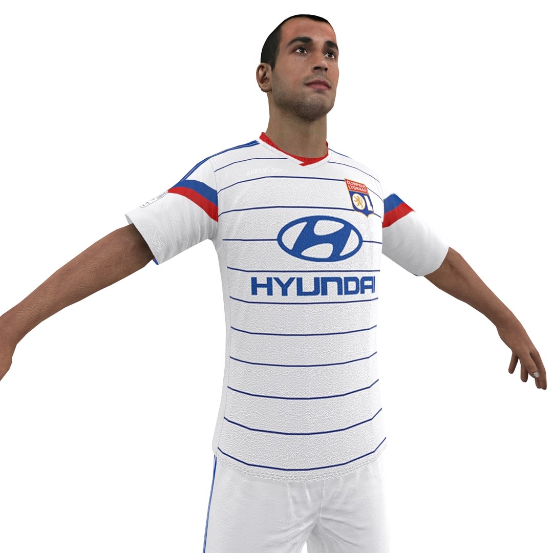 3d soccer player model