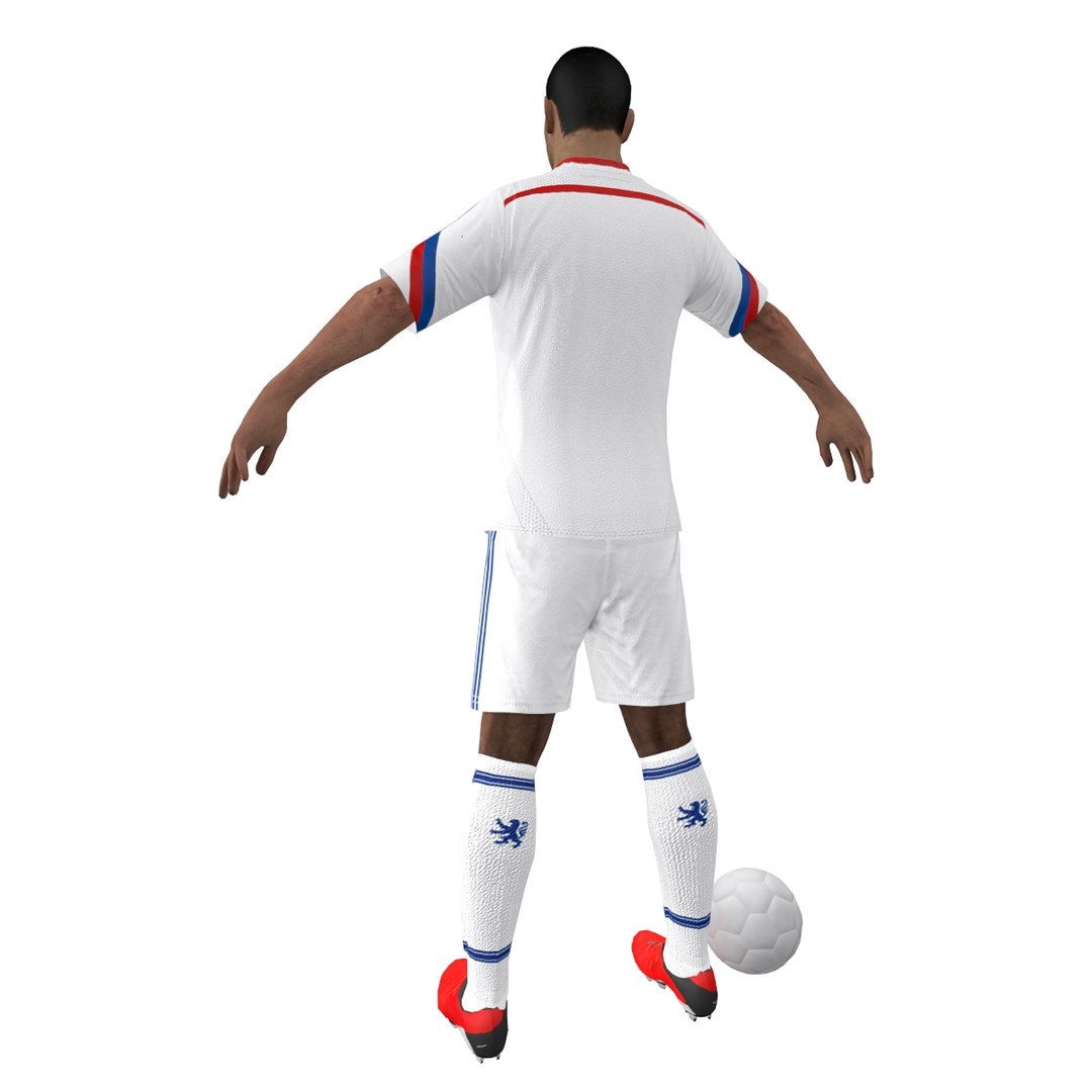 3d soccer player model