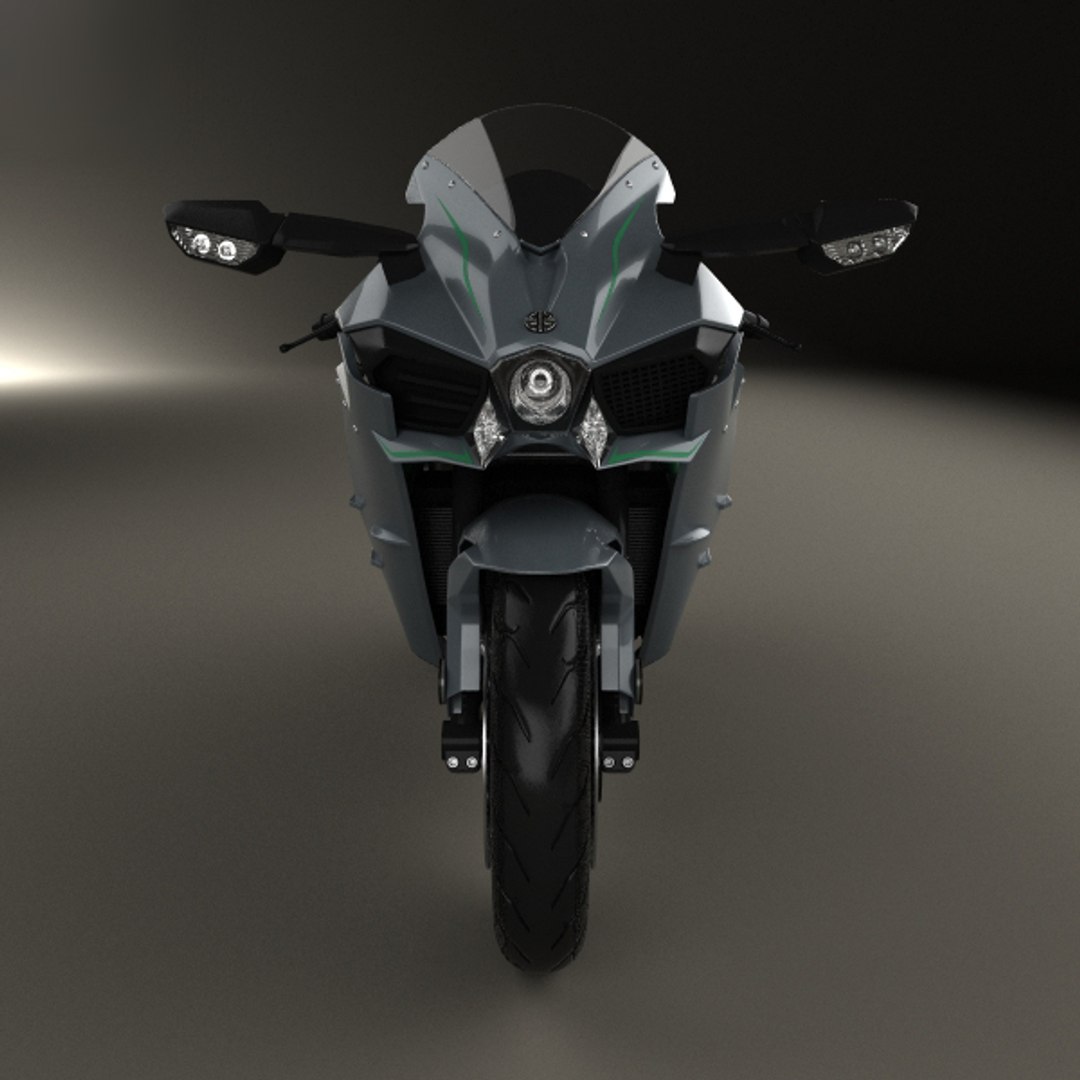 Kawasaki ninja h2 3D model - TurboSquid 1298888