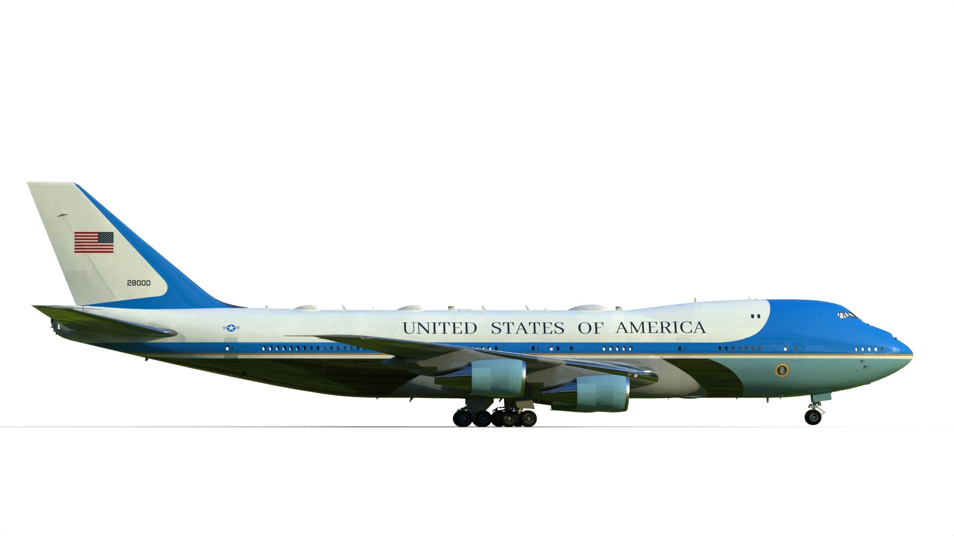 Air Force One Boeing VC-25 3D - TurboSquid 2207500