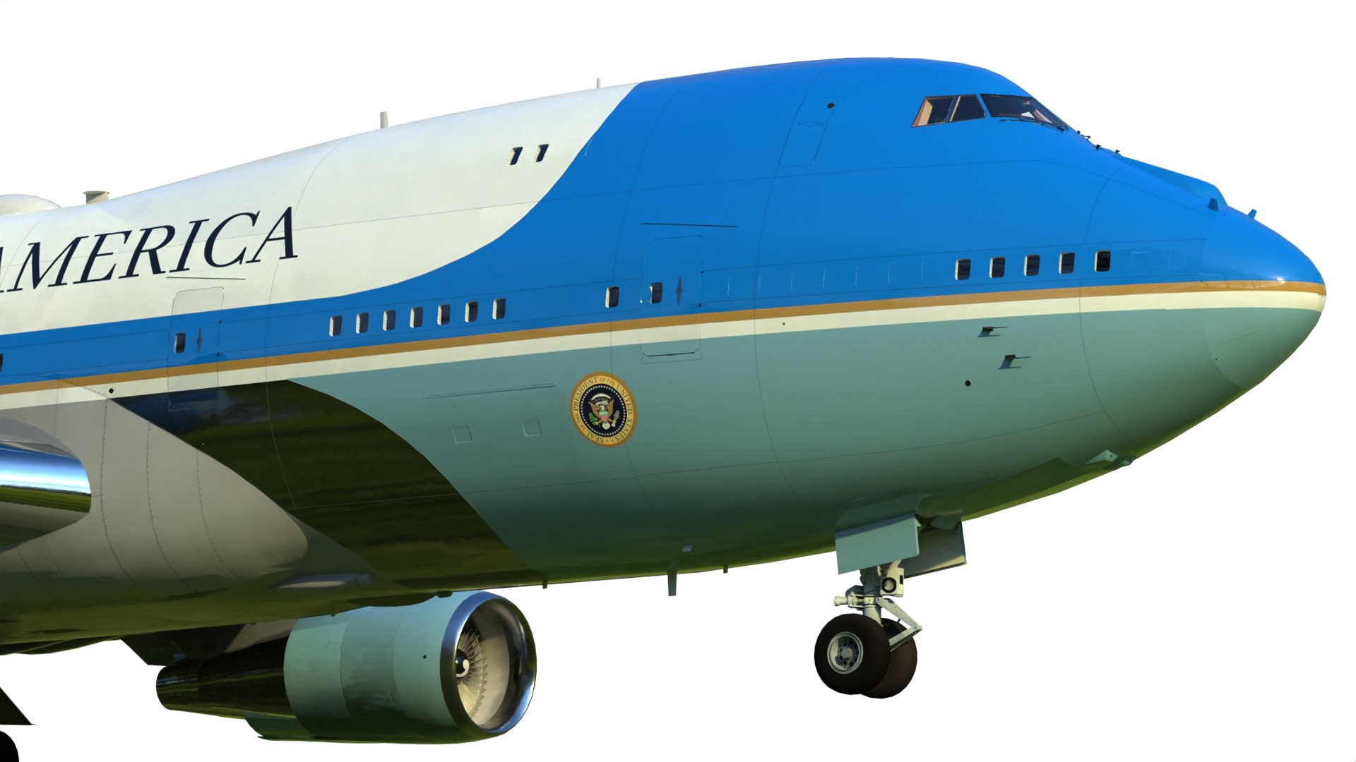 Air Force One Boeing VC-25 3D - TurboSquid 2207500