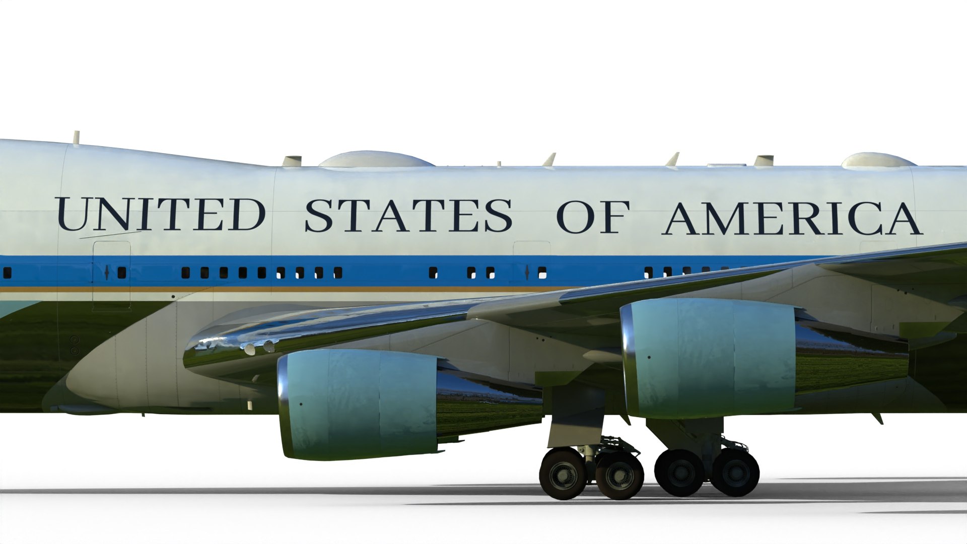 Air Force One Boeing VC-25 3D - TurboSquid 2207500