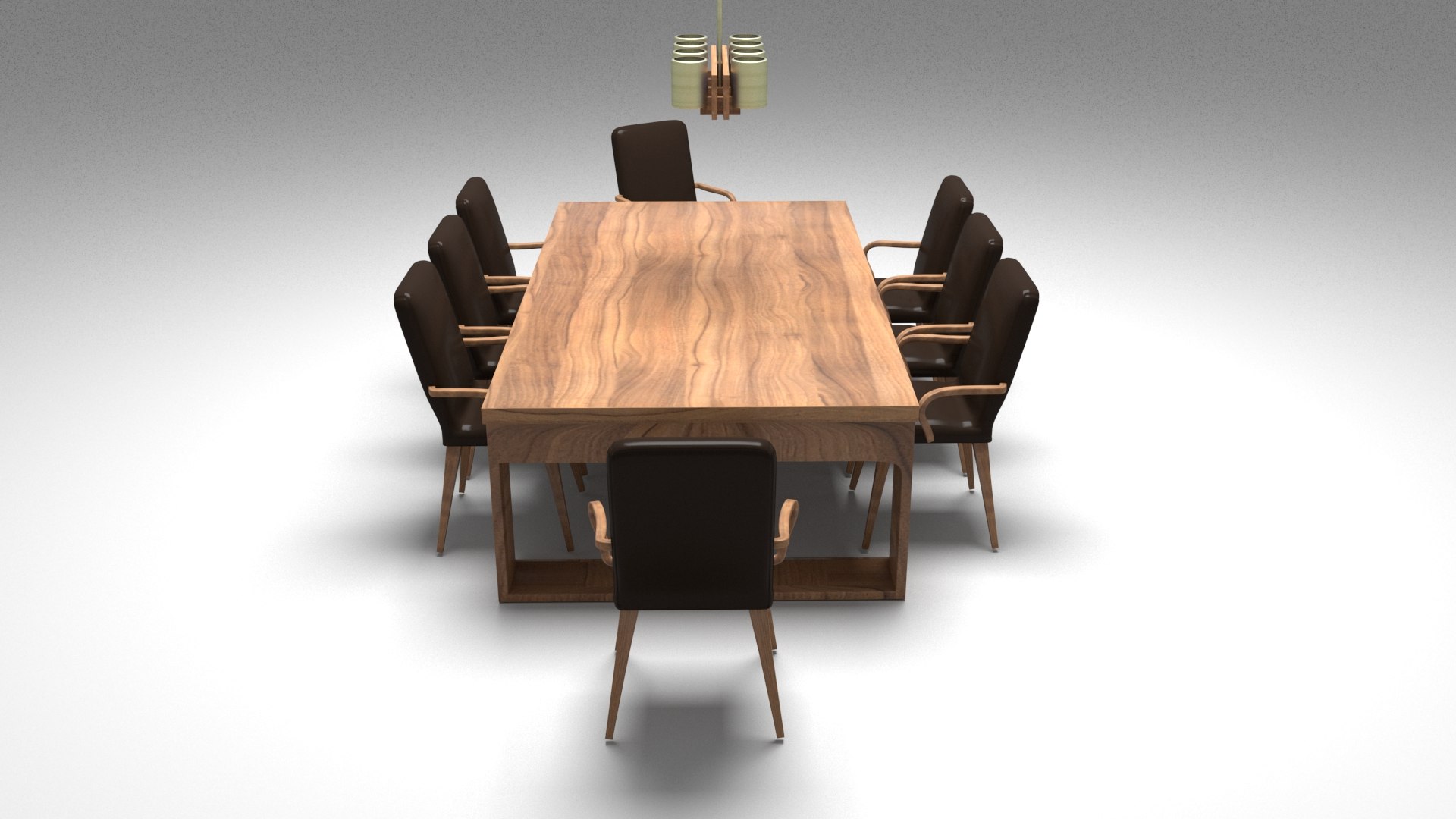 Dining Table Set 3D Model - TurboSquid 1767242