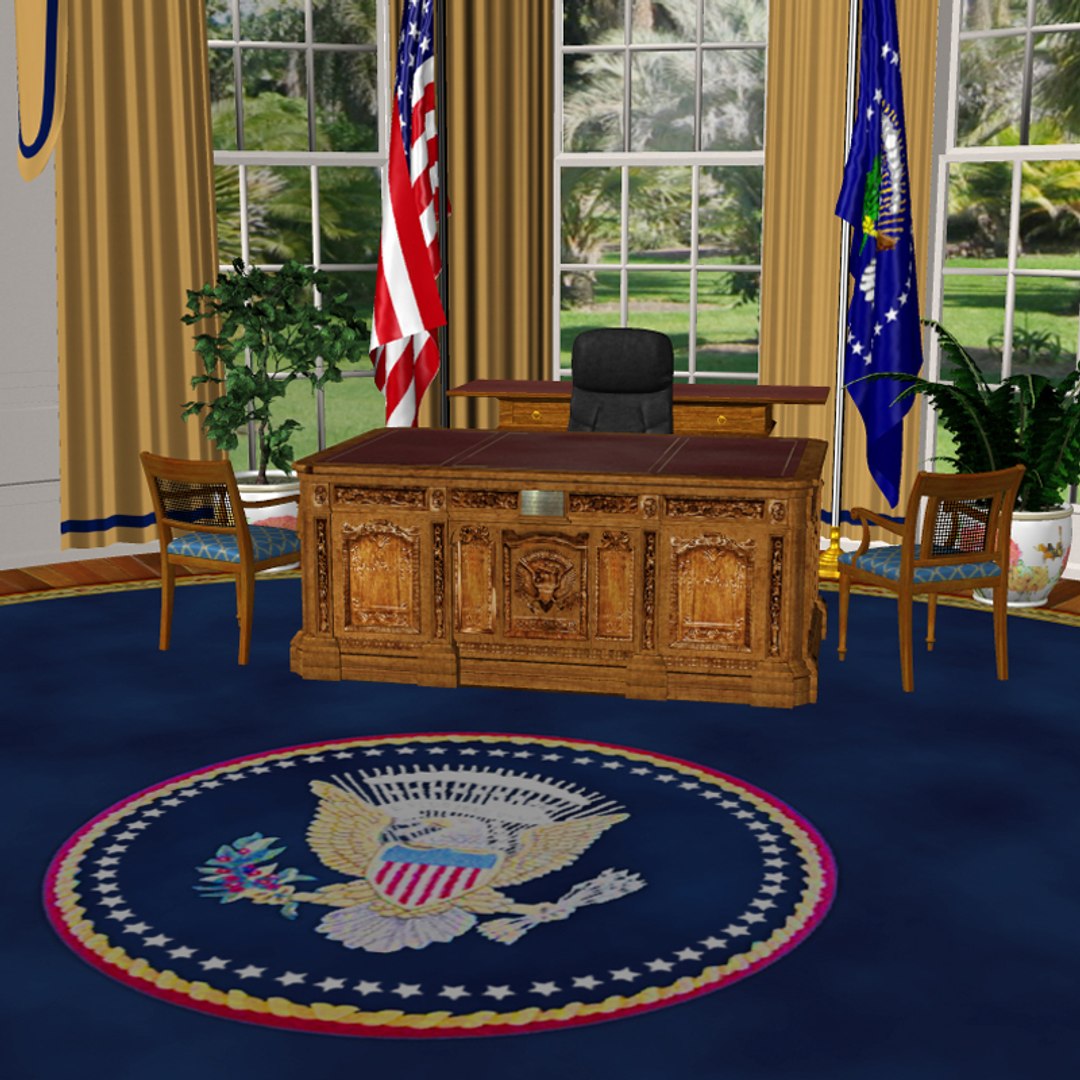 3d Model Oval Office