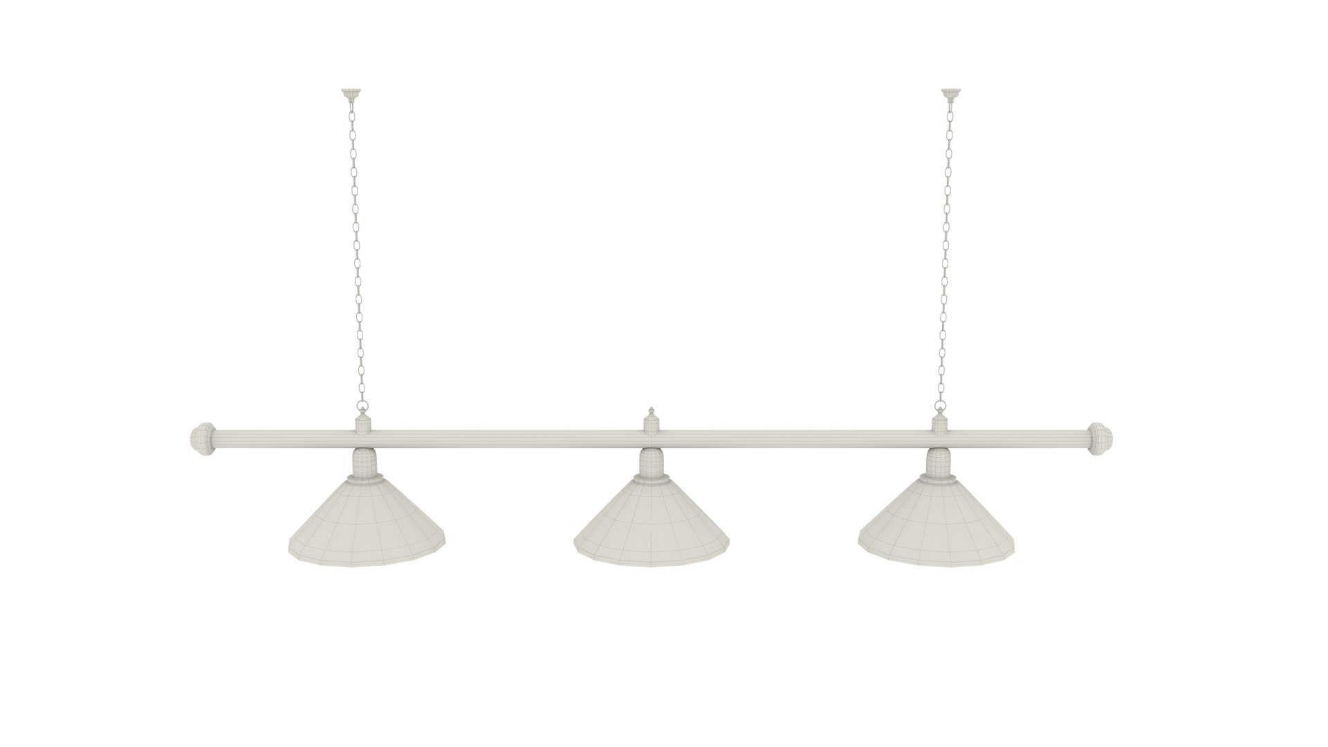 Pool Table Light Fixture 3D Model - TurboSquid 1237881