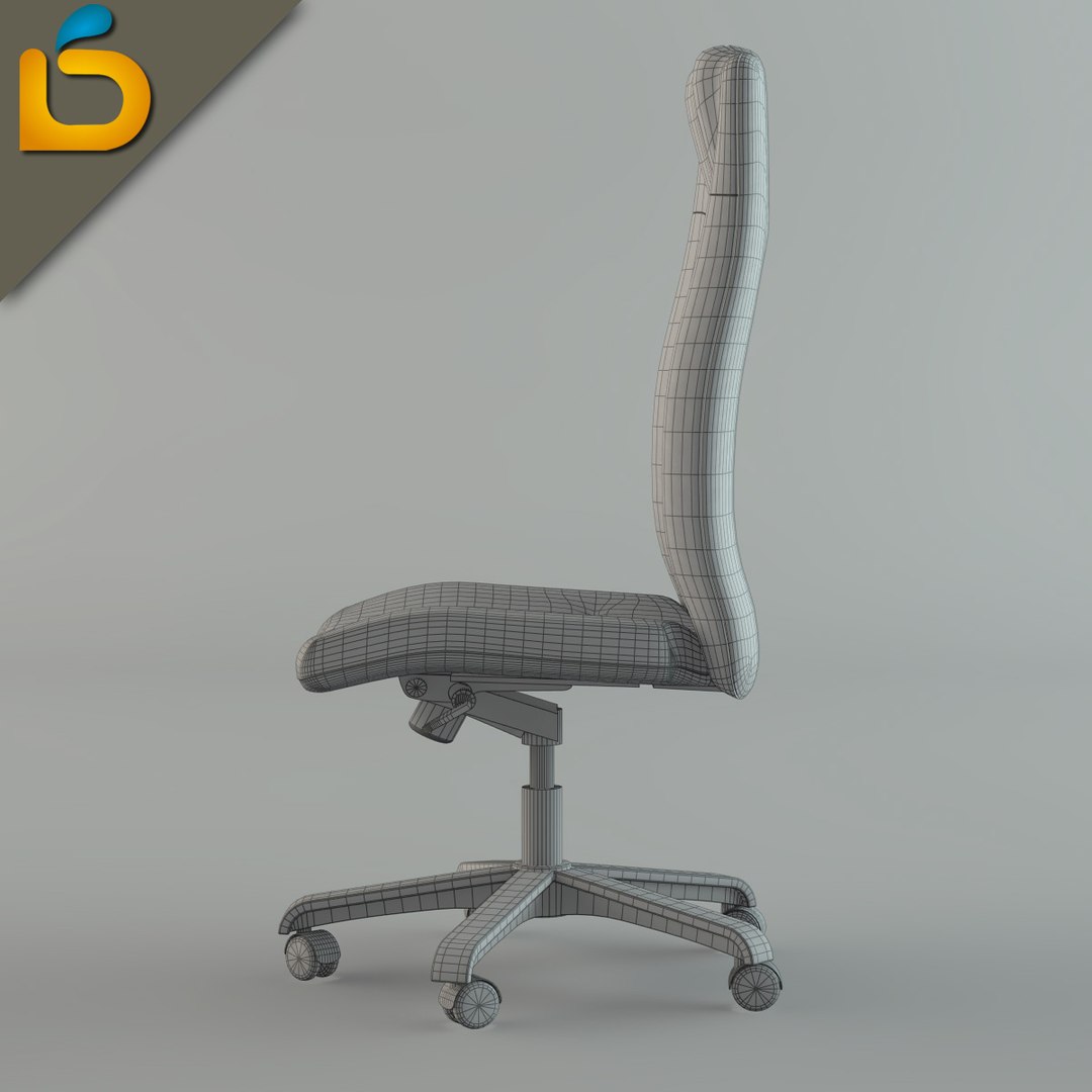 3d model desktop chair