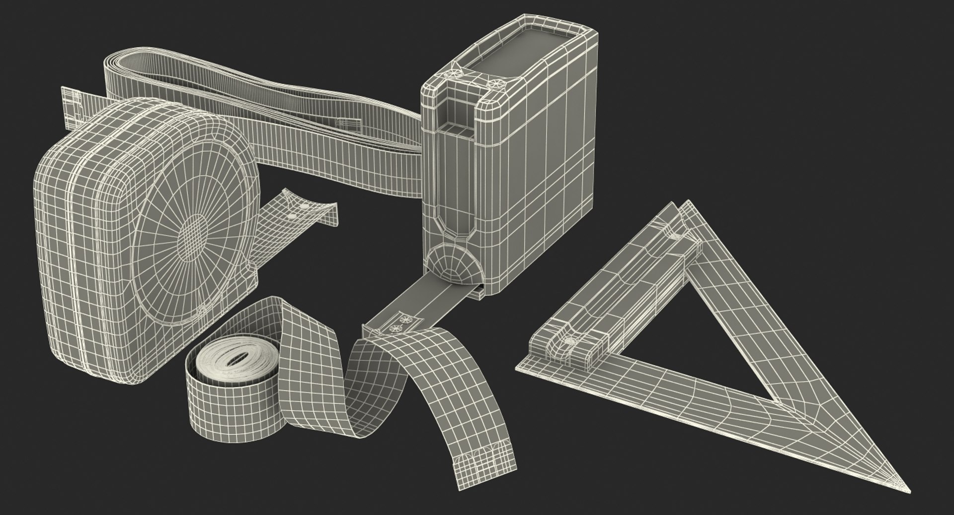3D measure tools 3 model - TurboSquid 1190472