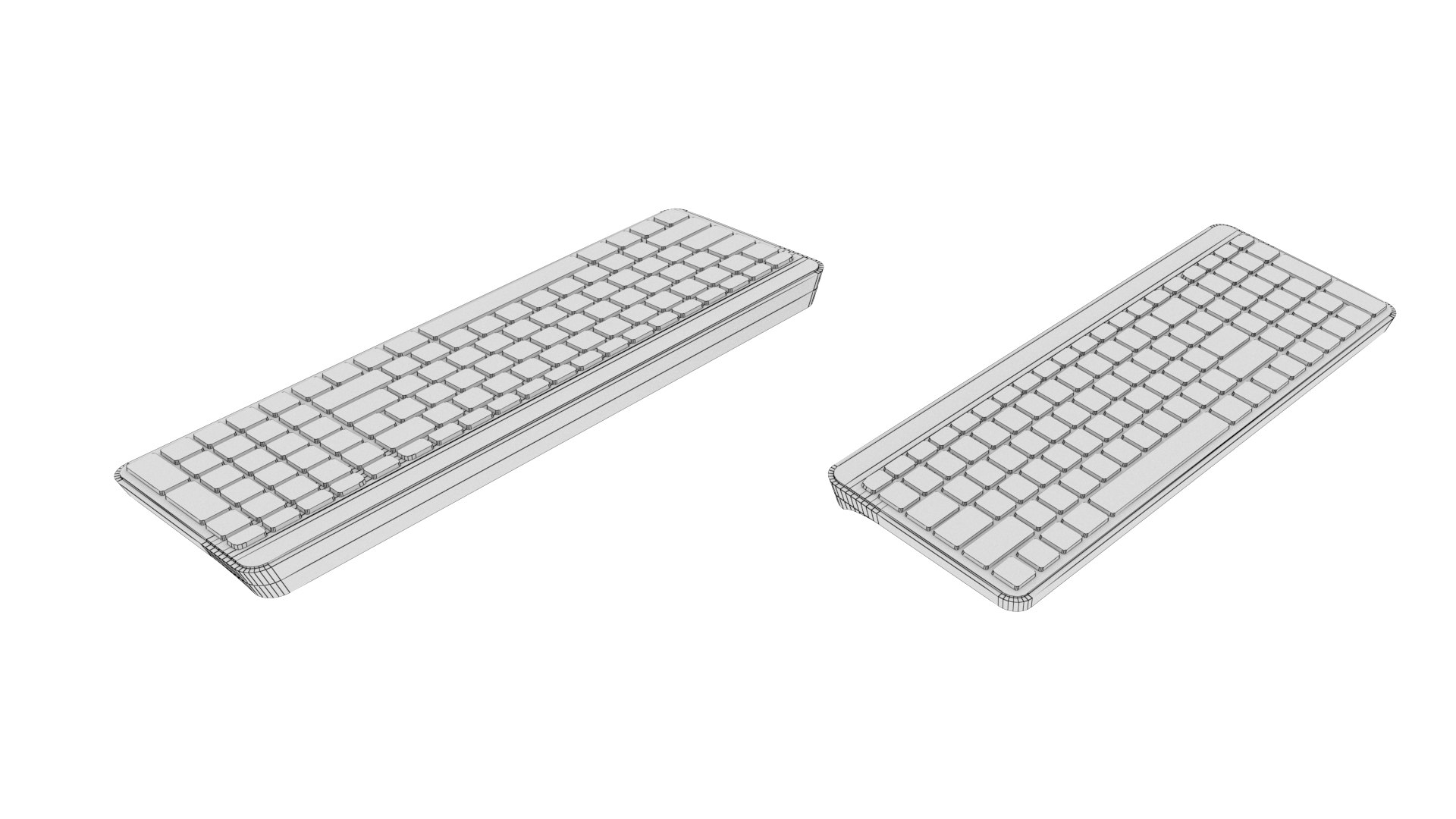 Hp k3010 pc keyboard 3D model - TurboSquid 1372390