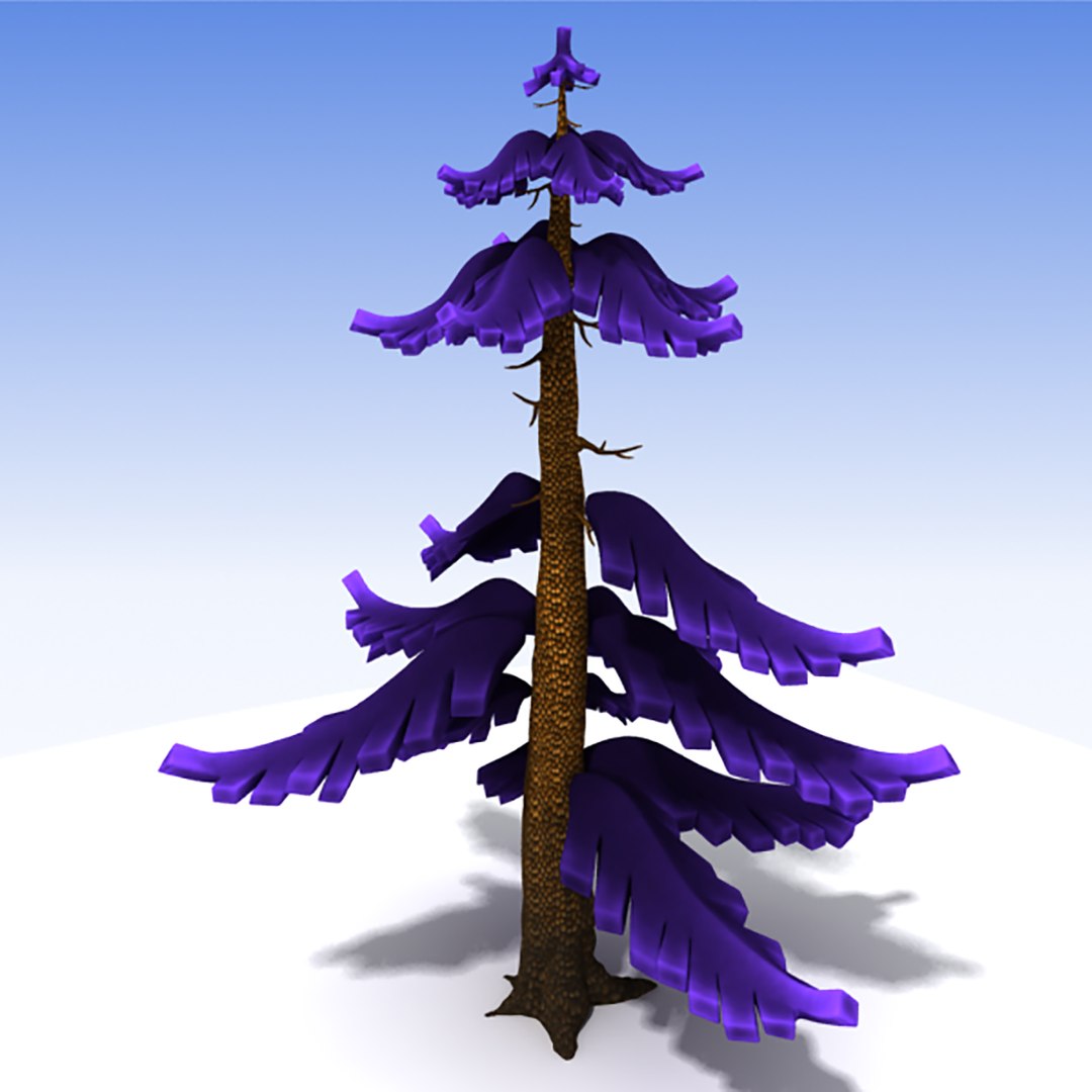 Tree Fur-tree Fur 3d Model