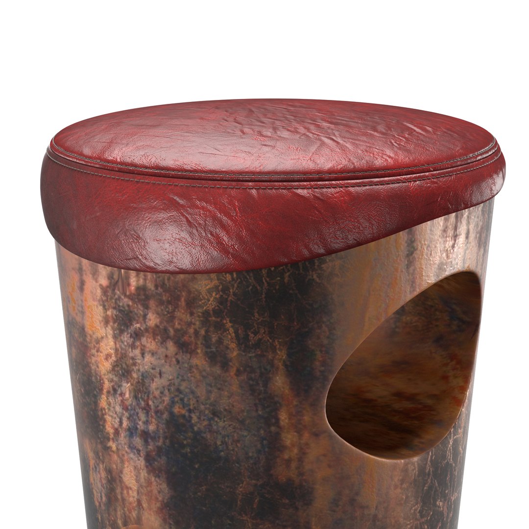 MOAI Bar Stool 3D Model - TurboSquid 1862988