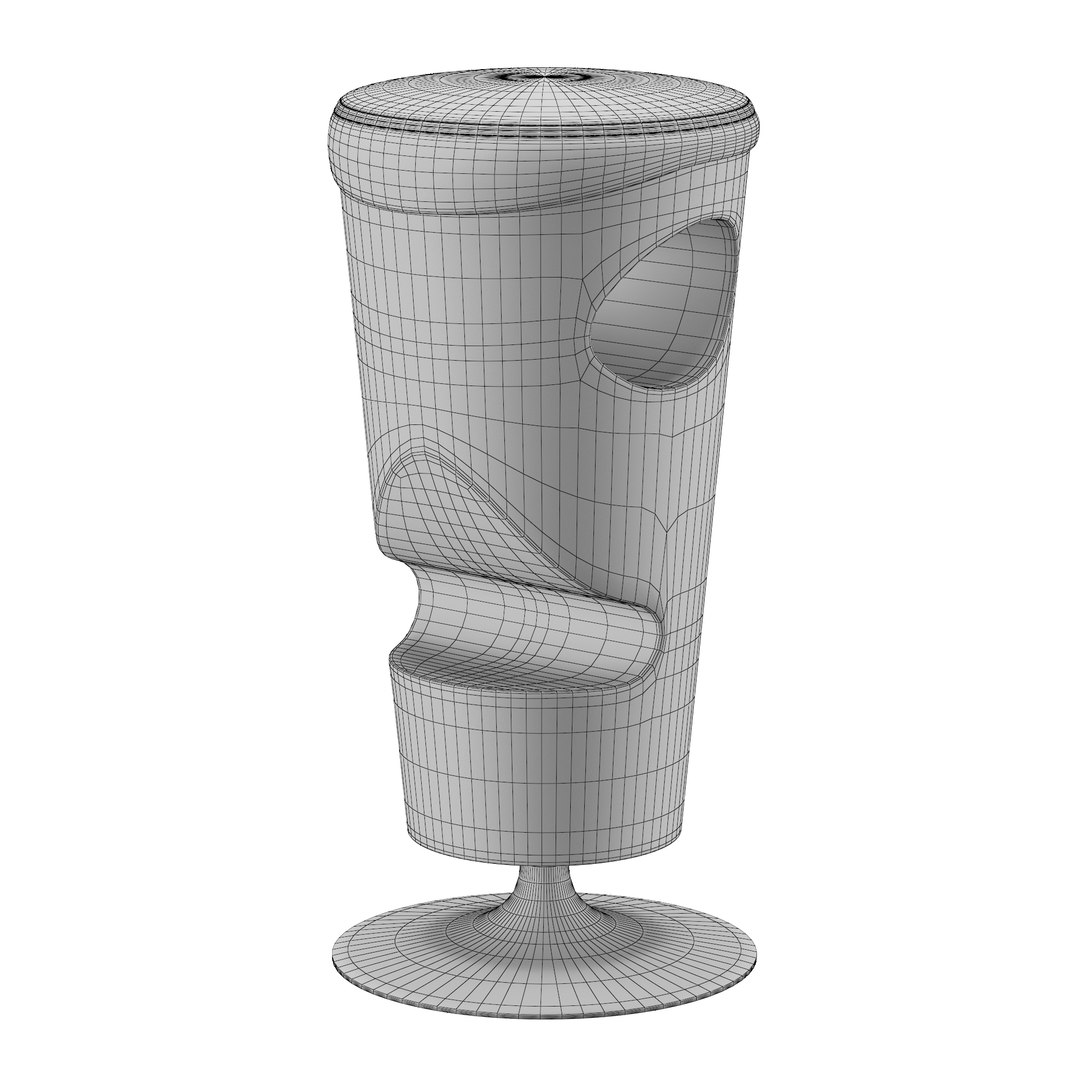 MOAI Bar Stool 3D Model - TurboSquid 1862988