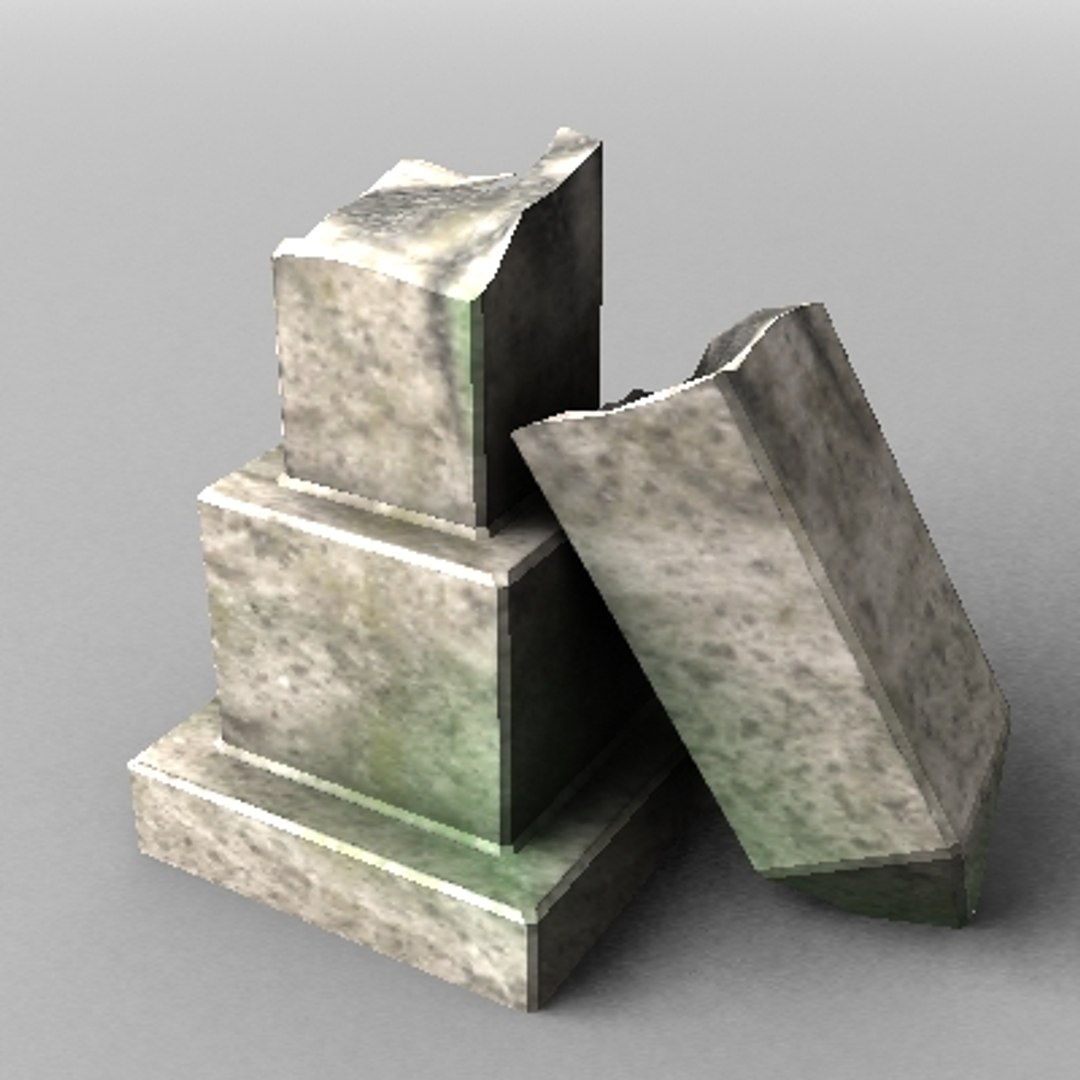 3d Model Of Gravestone Grave Stone